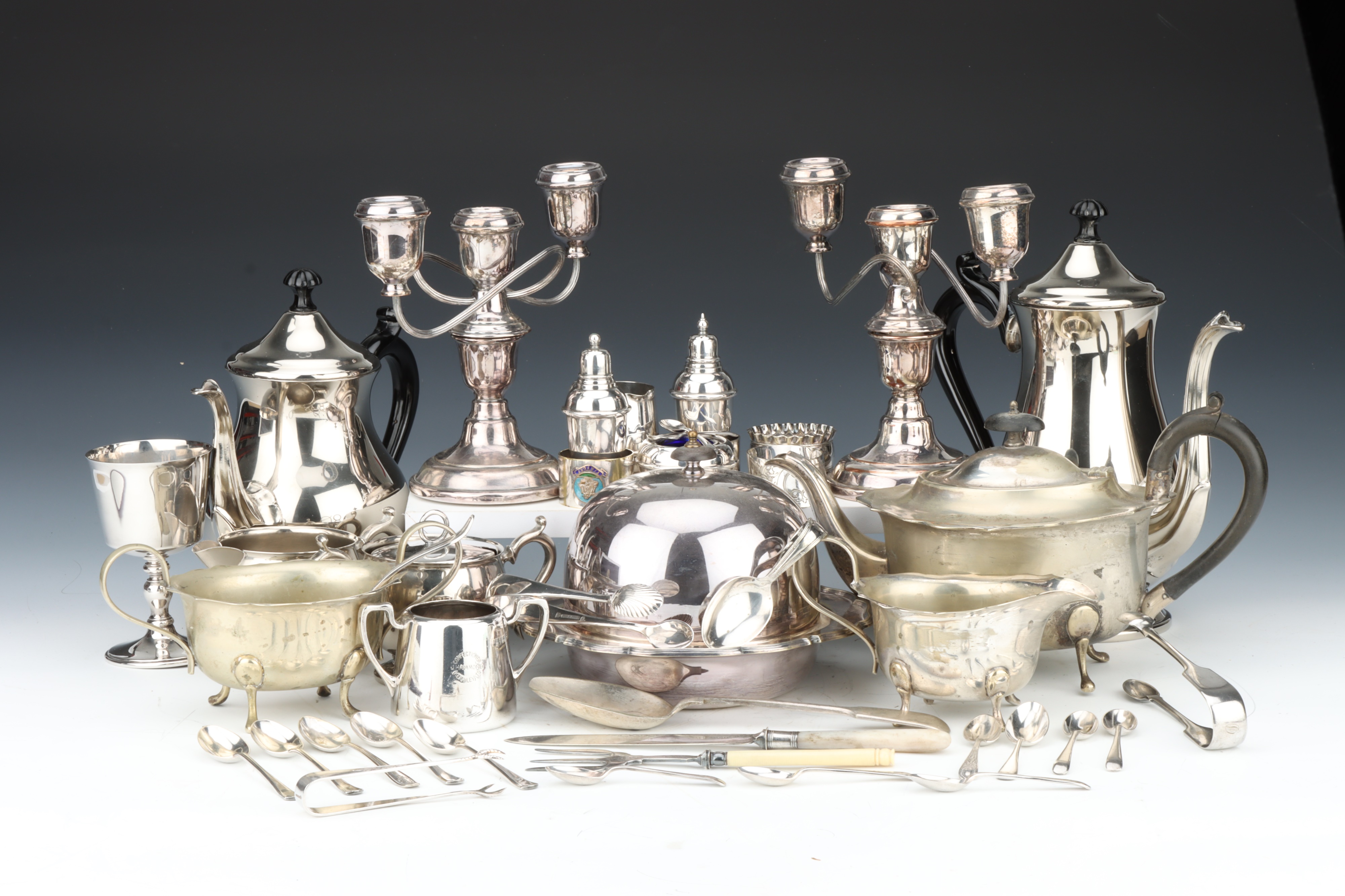 Lot 74 - A Collection of Silver Plated Wares,