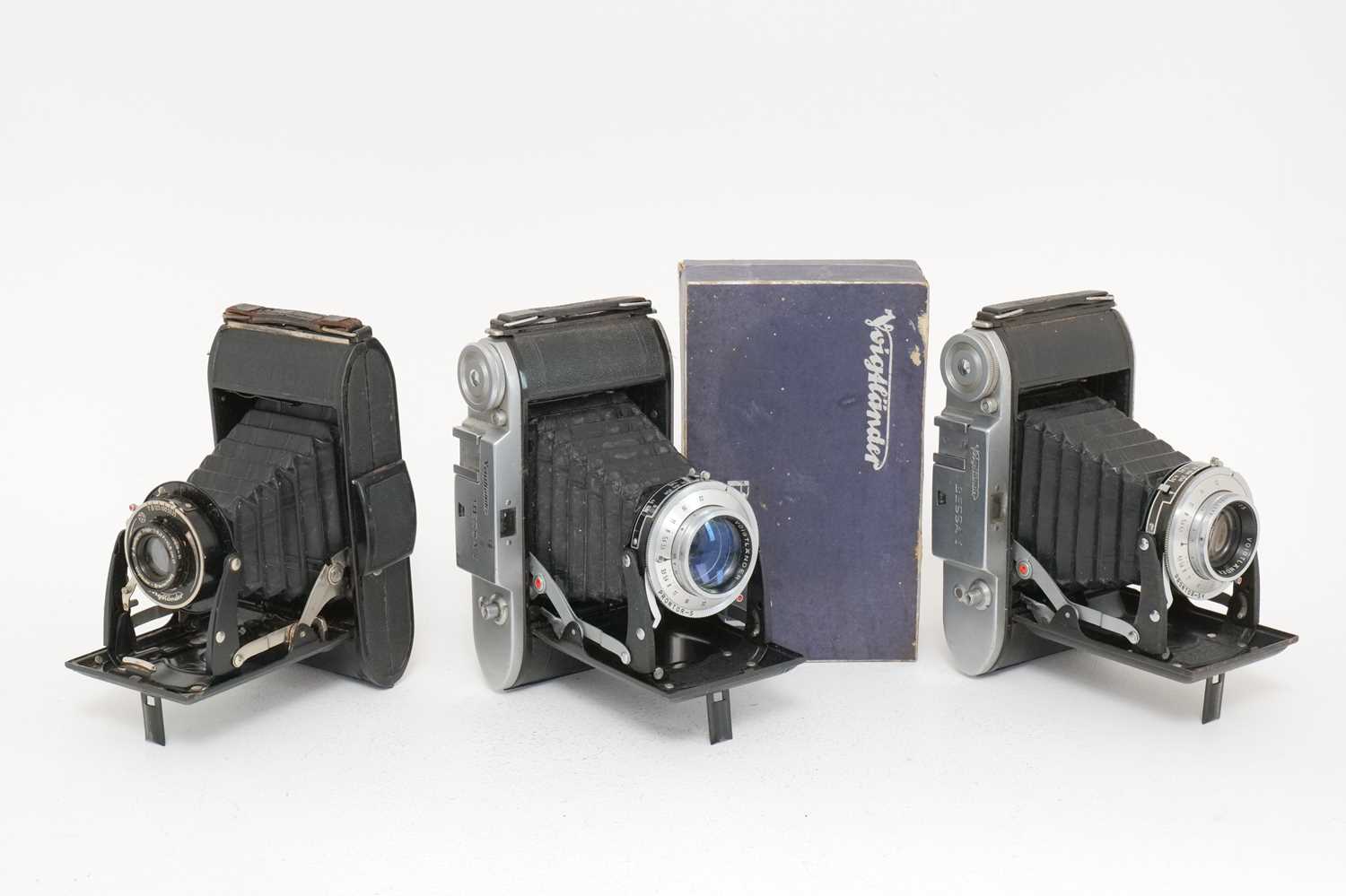 Lot 632 - Three Voigtlander Bessa Cameras,
