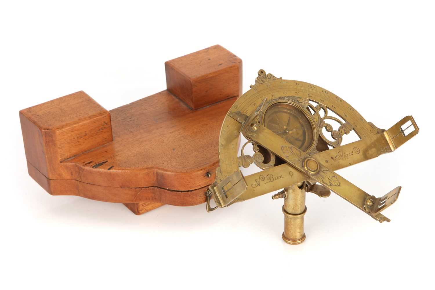 Lot 137 - A Graphometer by Nicholas Bion,