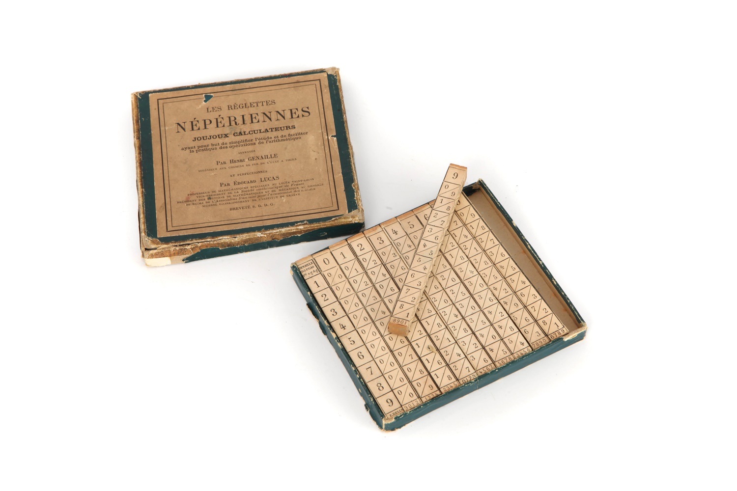 Lot 138 - A Rare Set of Napier's Bones,