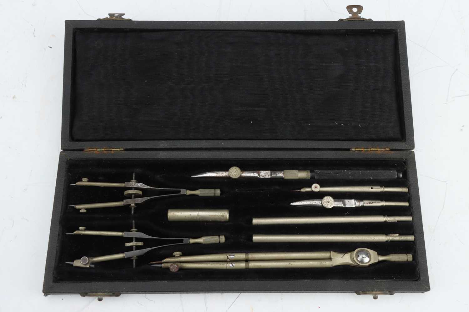 Lot 292 - Four Sets of Drawing Instruments,