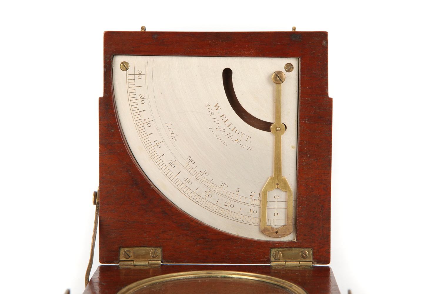 Lot 144 - A Surveying Compass Clinometer by William