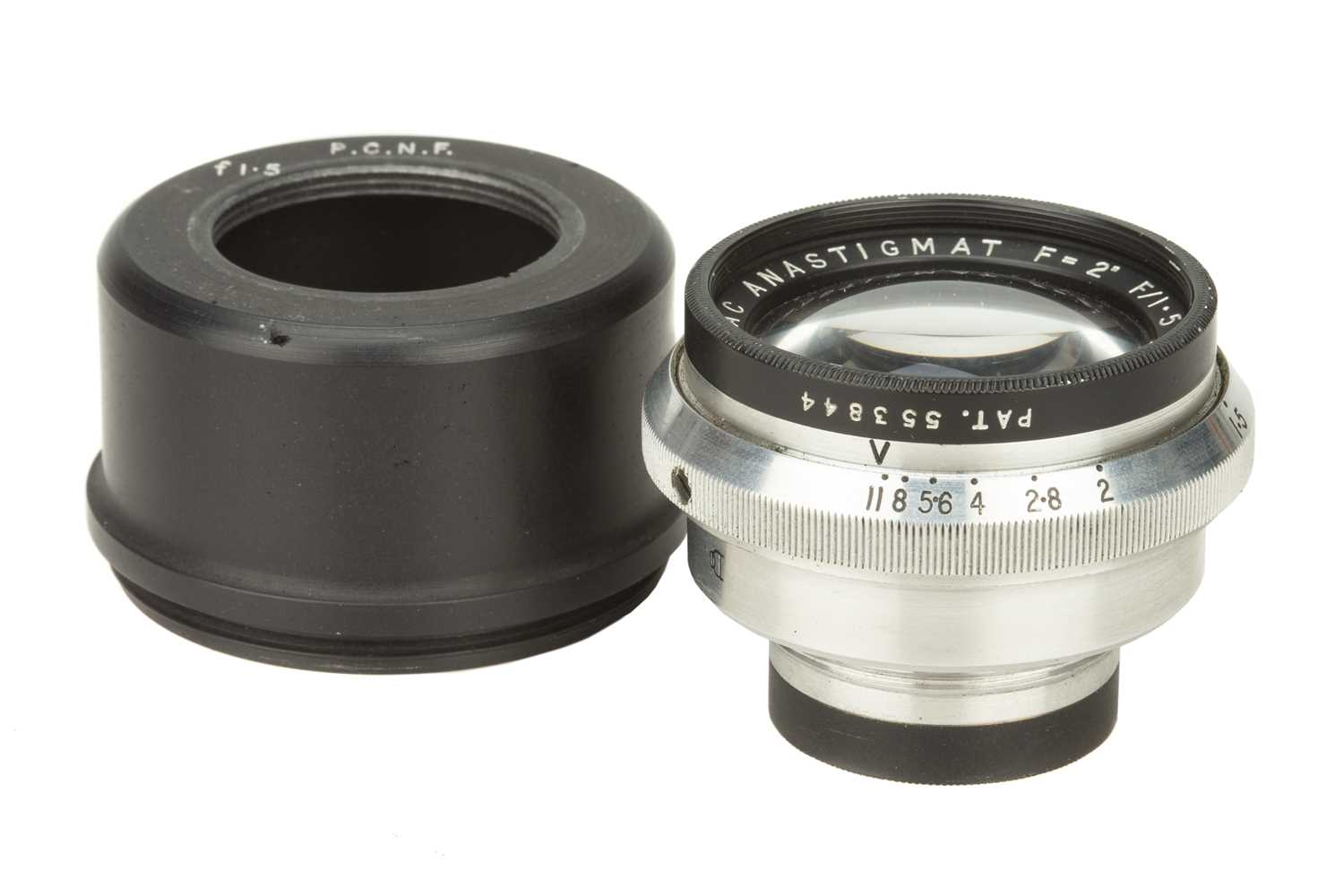 Lot 158 - A Dallmeyer Septac f/1.5 2" Lens,