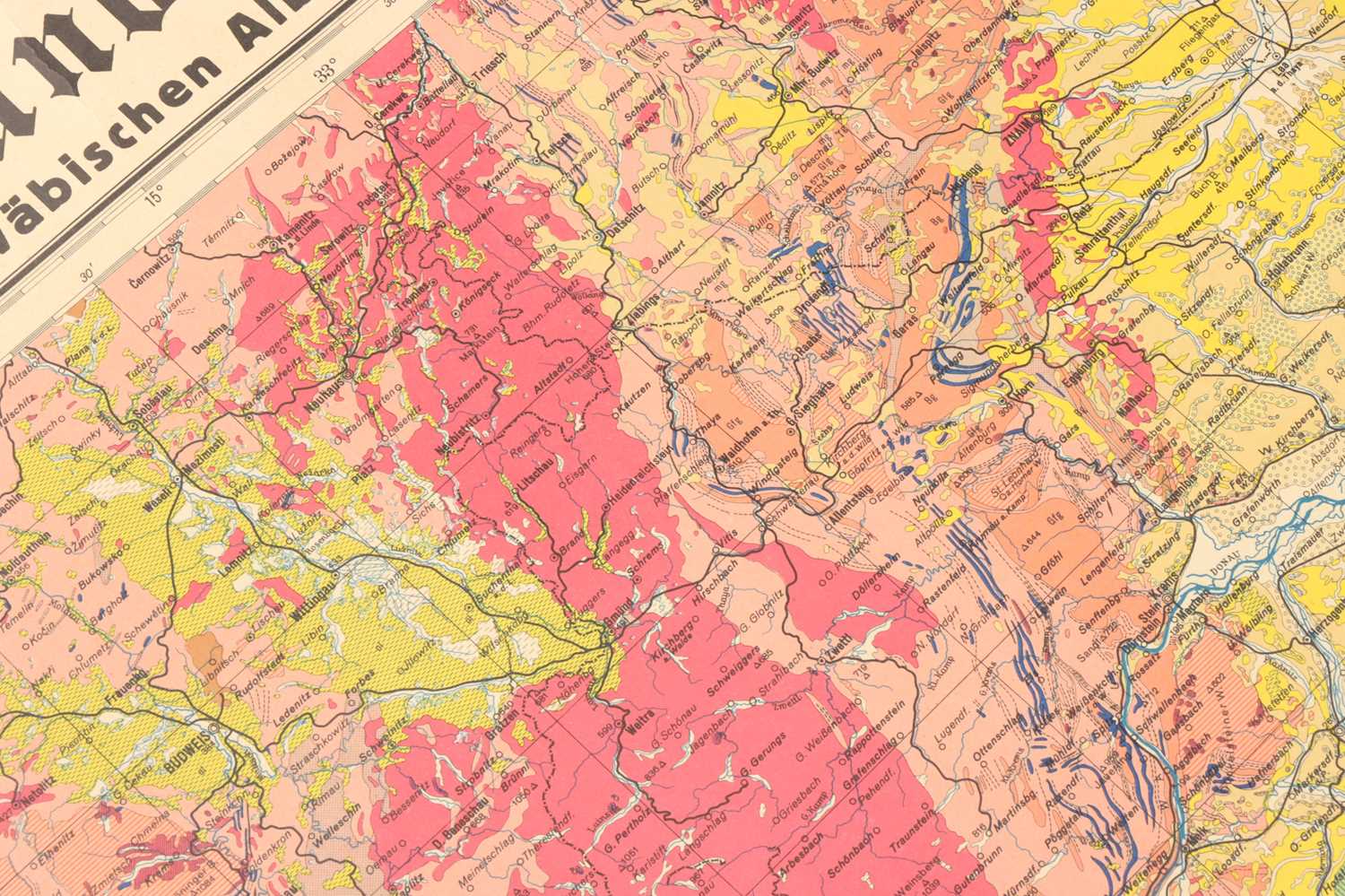 Lot 221 - Two German Geological Maps