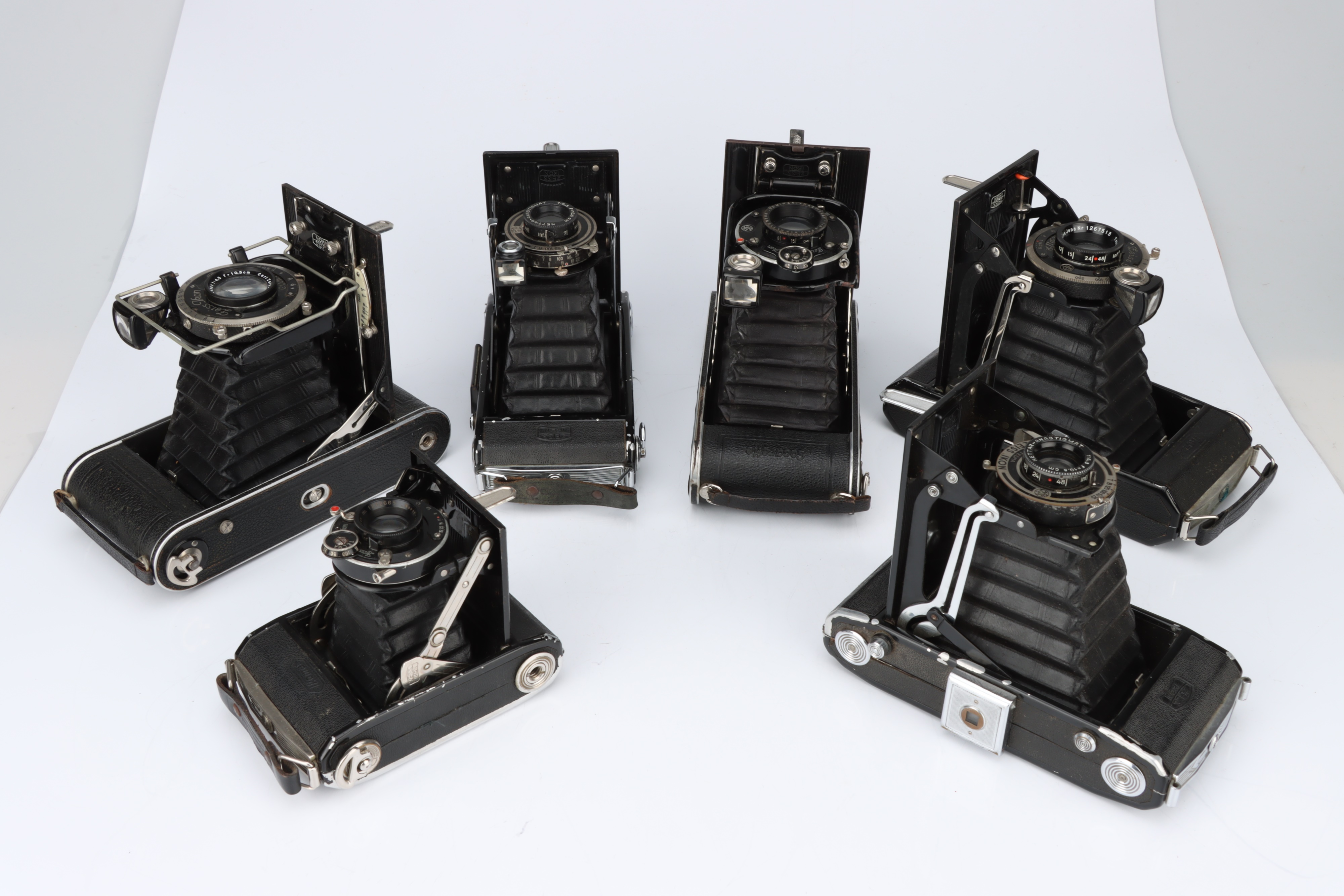 Lot 780 - Six Folding Cameras,
