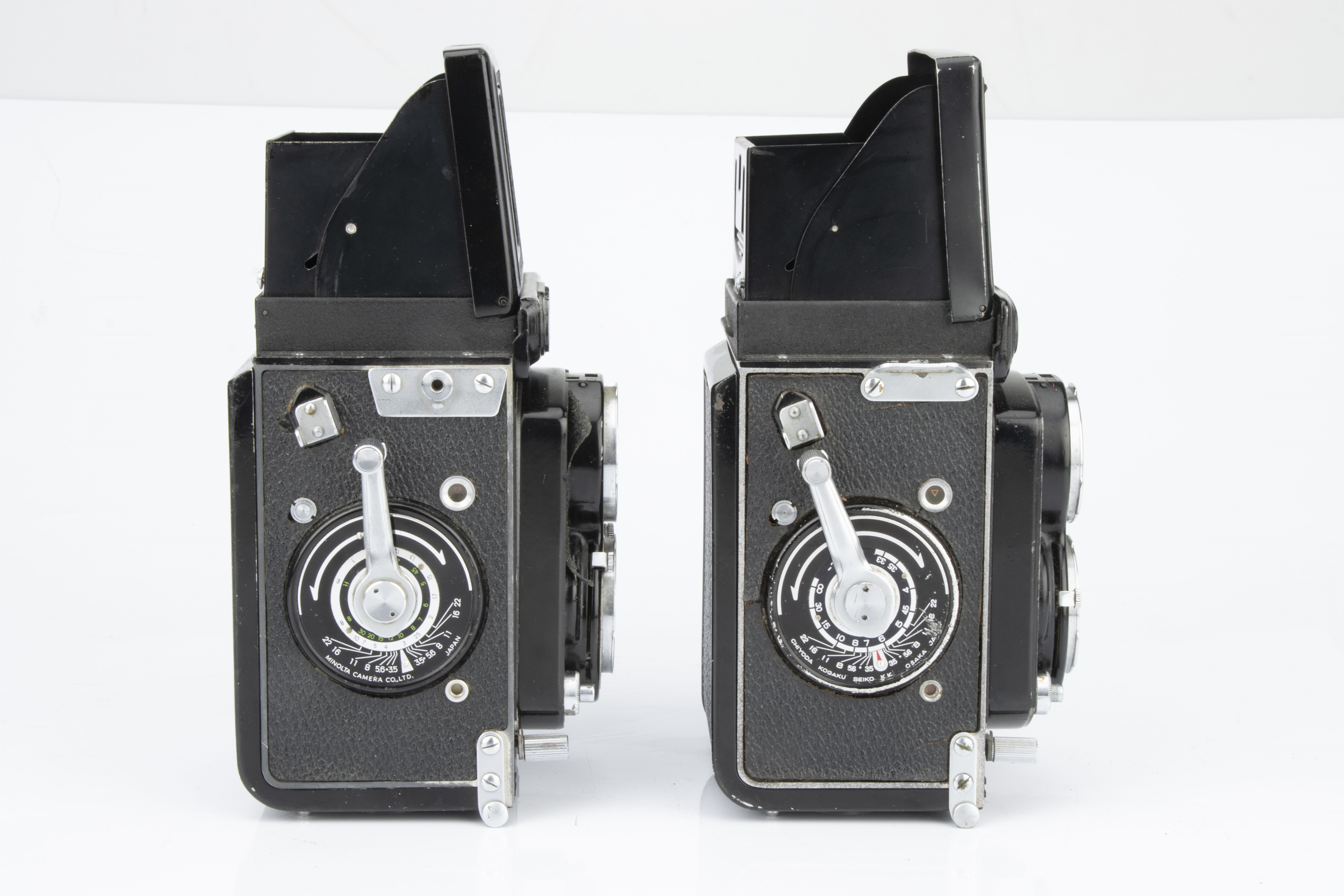 Lot 397 - Two Minolta Autocord Medium Format TLR
