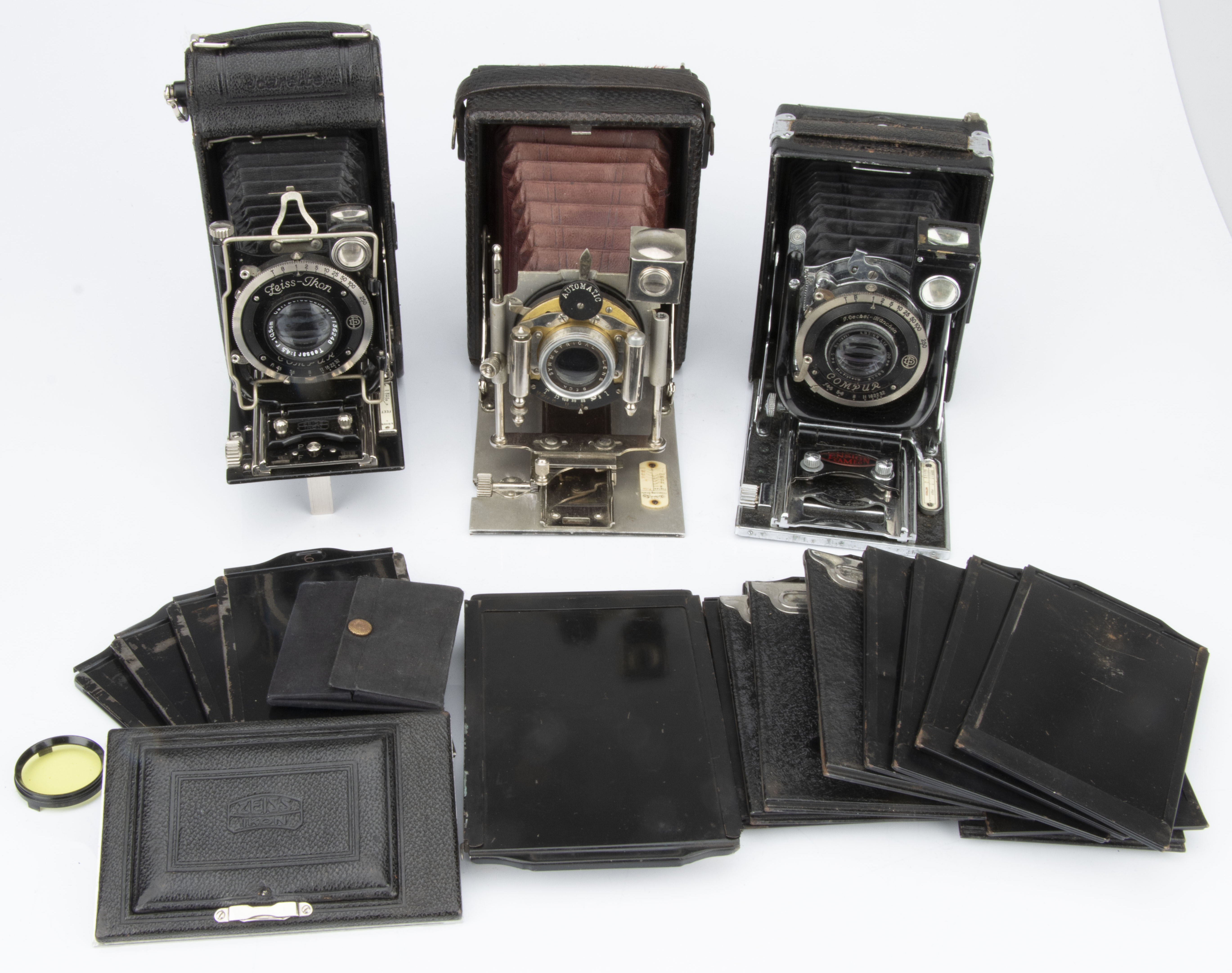 Lot 795 - Three Folding Plate Cameras,