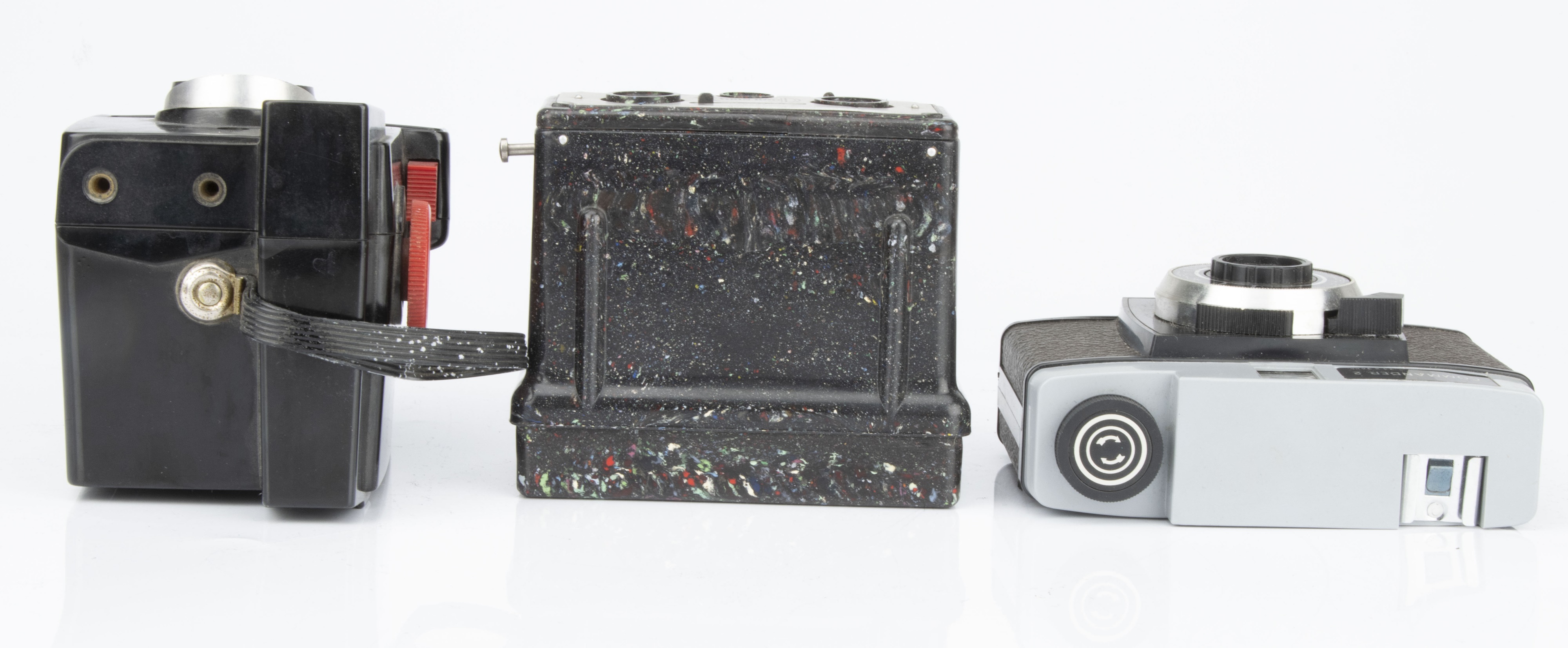 Lot 653 - Three Bakelite Cameras,