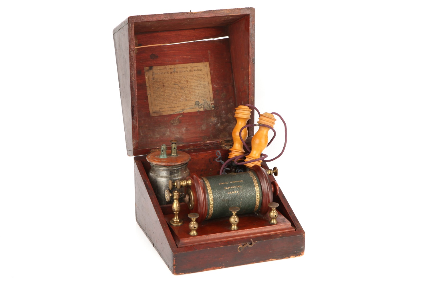 Lot 171 - A Victorian Electro-Medical Shock Machine,
