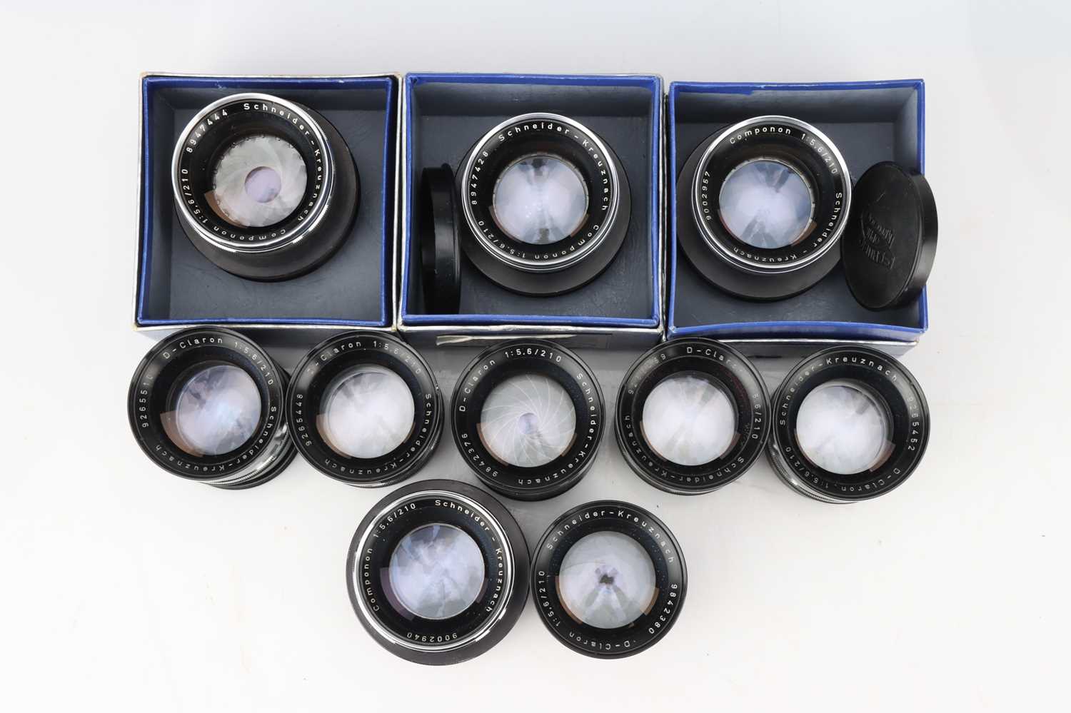 Lot 568 - A Selection of Schneider Lenses,