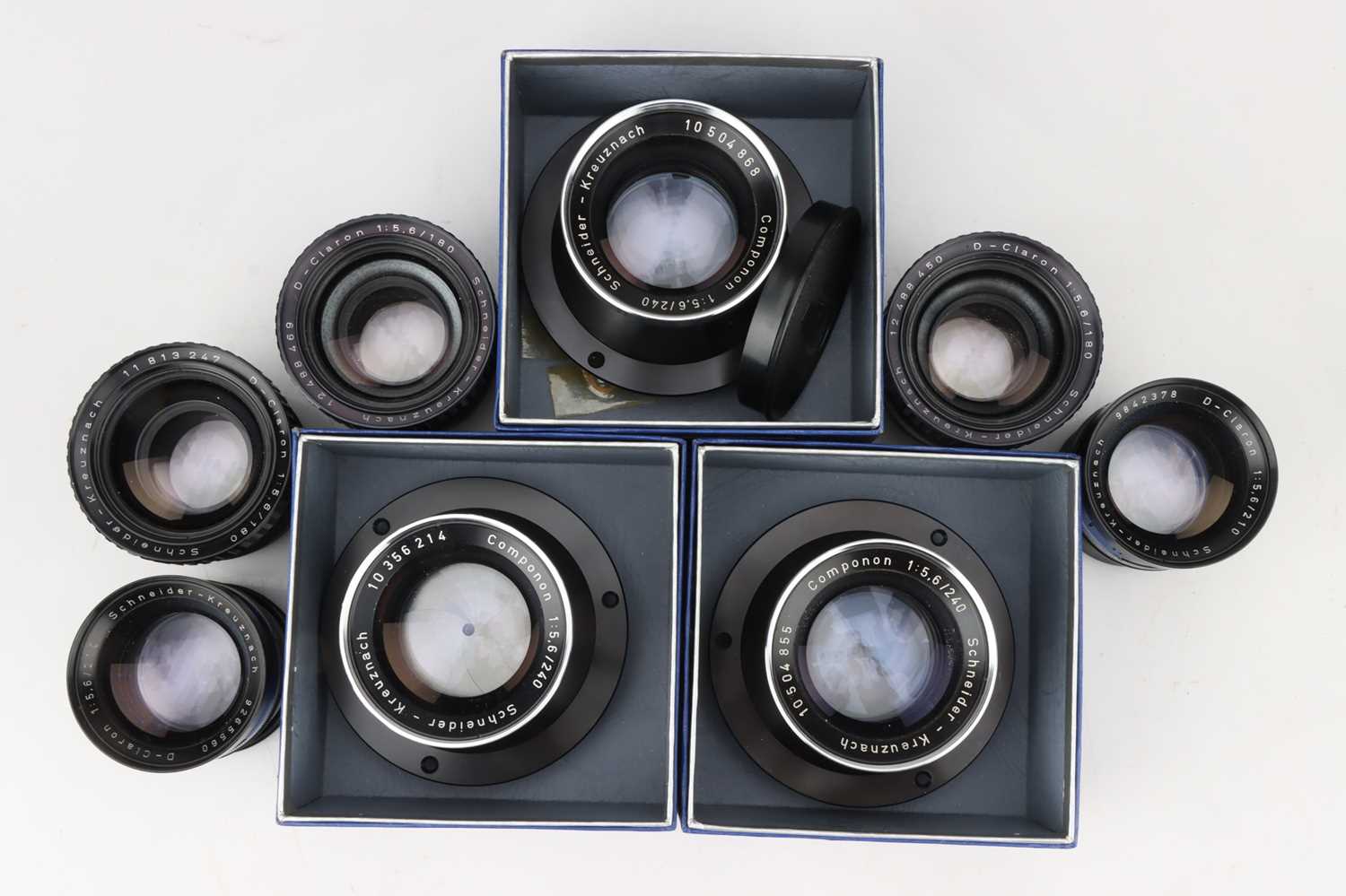 Lot 572 - A Selection of Schneider Lenses,