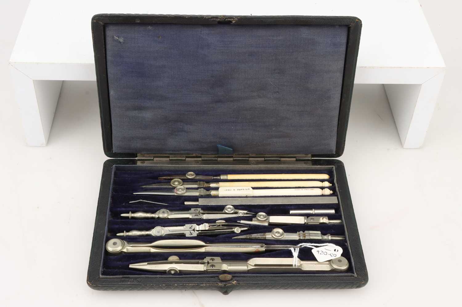 Lot 279 - Three Sets of Drawing Instruments,
