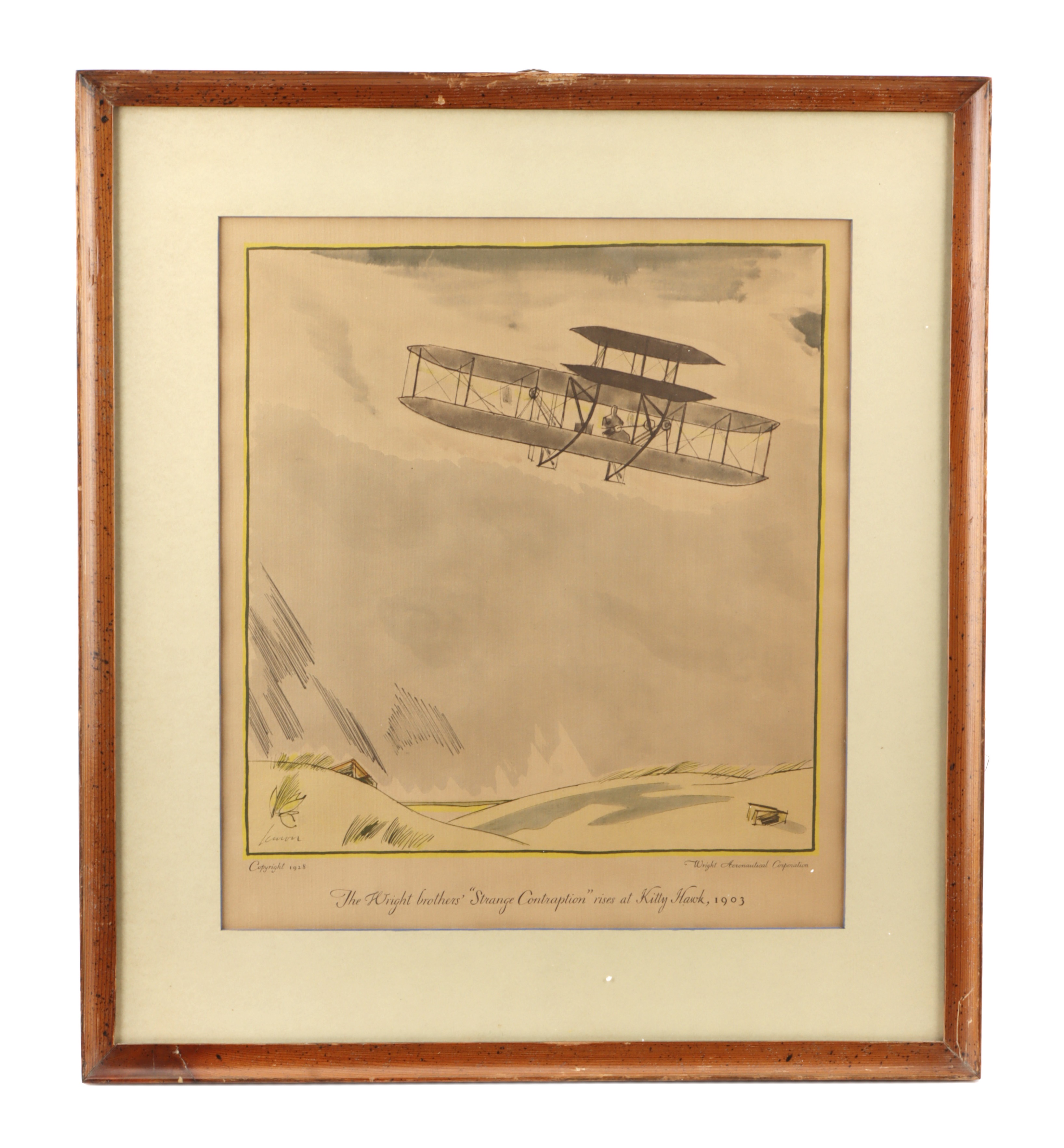 Lot 64 - Frank Lemon - Wright Brothers Offset