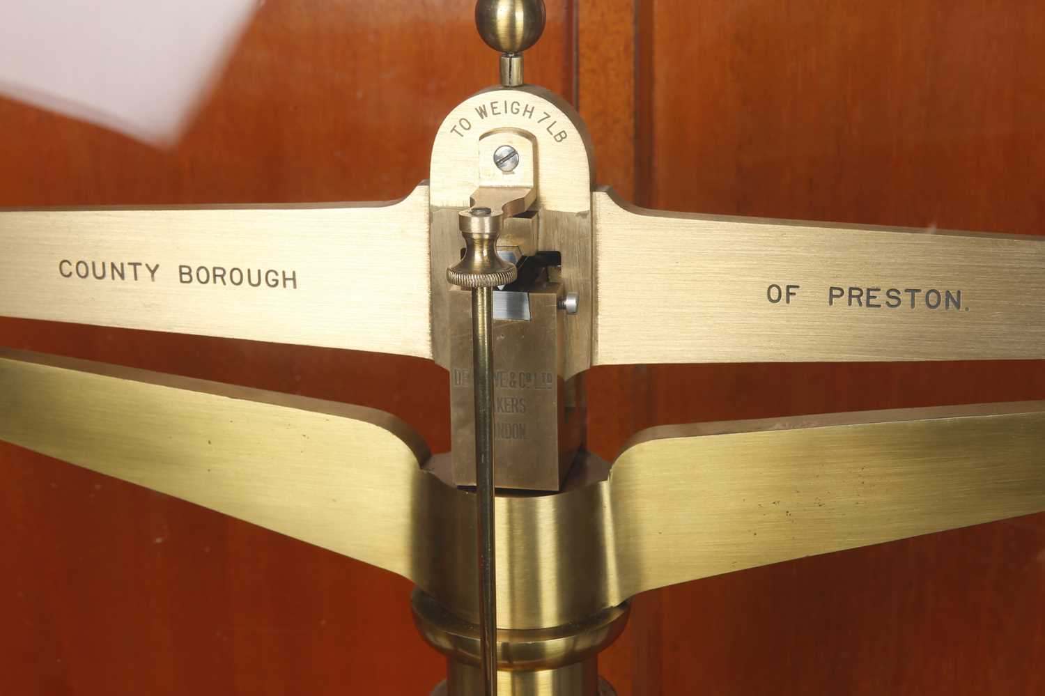 Lot 238 - A Very Large customs Scale,