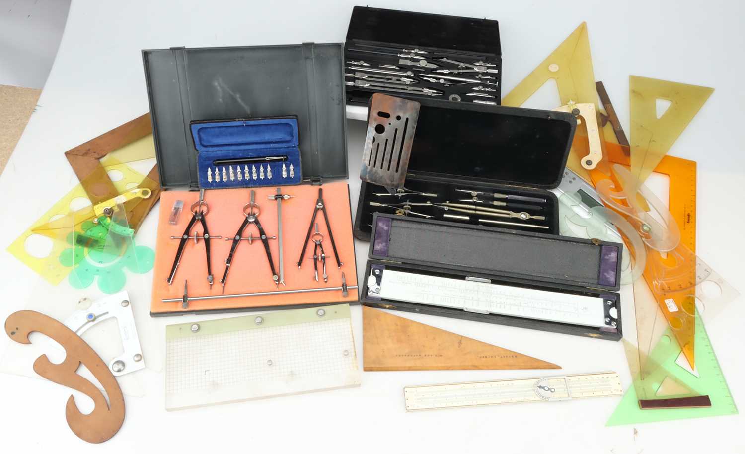 Lot 299 - A Collection of Drawing and Calculating