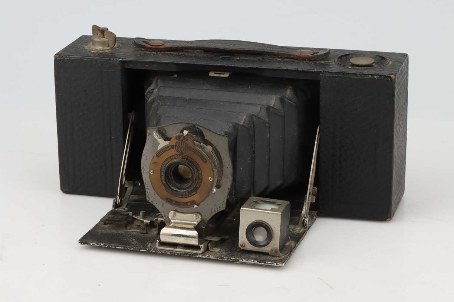 Lot 378 - An Ansco No.3A Folding Buster Brown Camera,