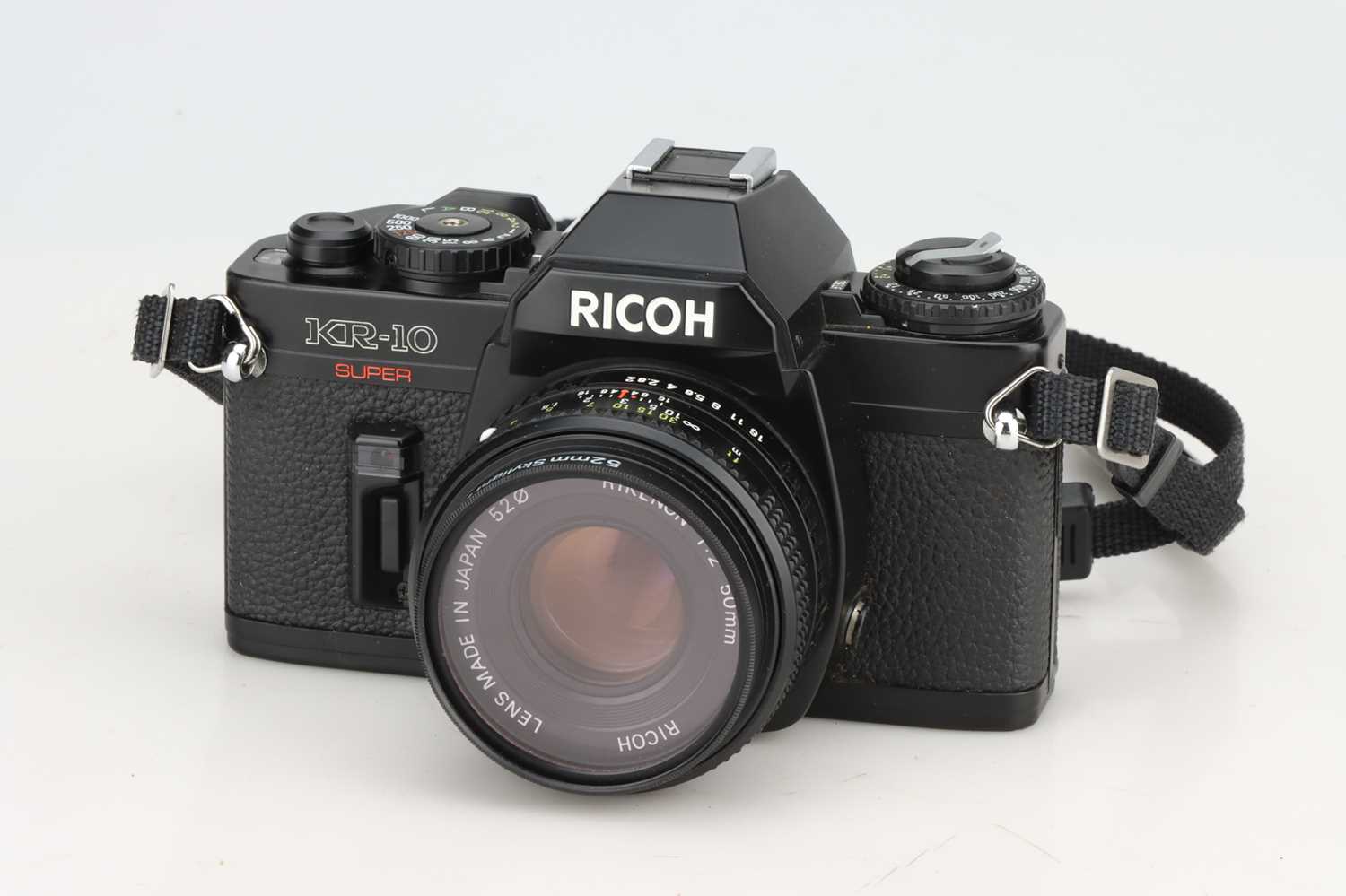 Lot 415 - A Ricoh KR-10 Super 35mm SLR Camera Outfit,