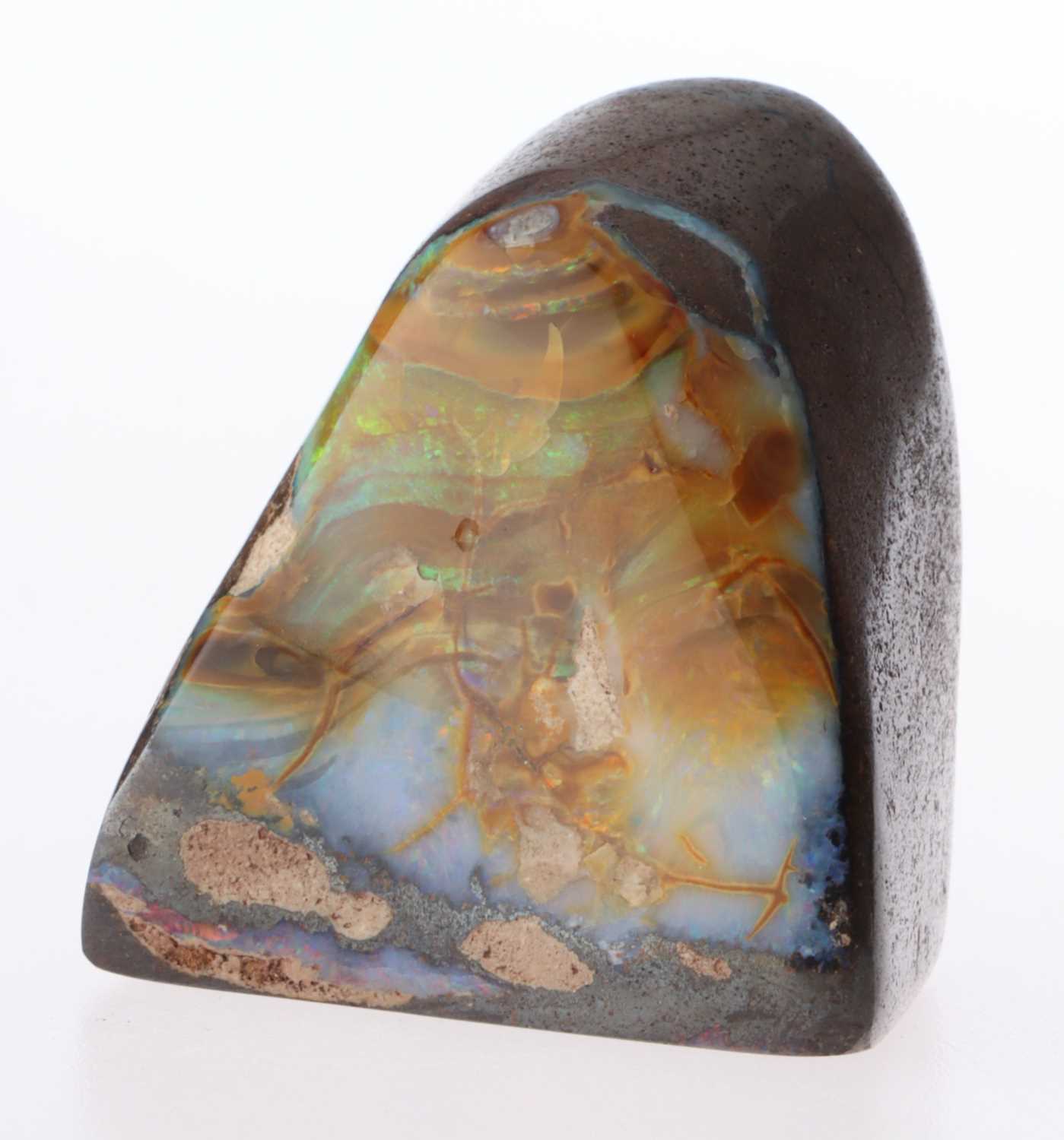 Lot 164 - Minerals, Polished Specimen of Opal,