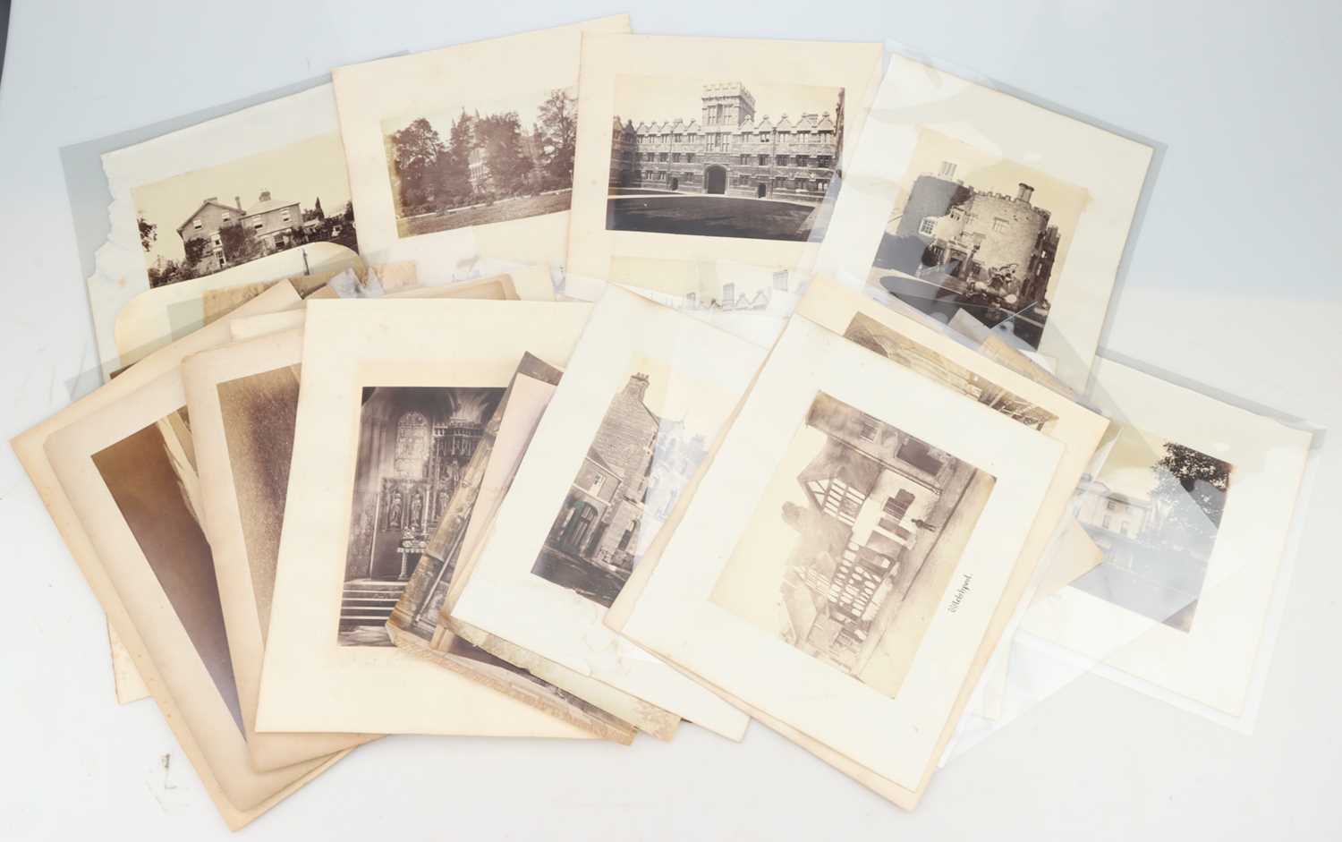 Lot 348 - An Interesting Collection of Albumen Prints,