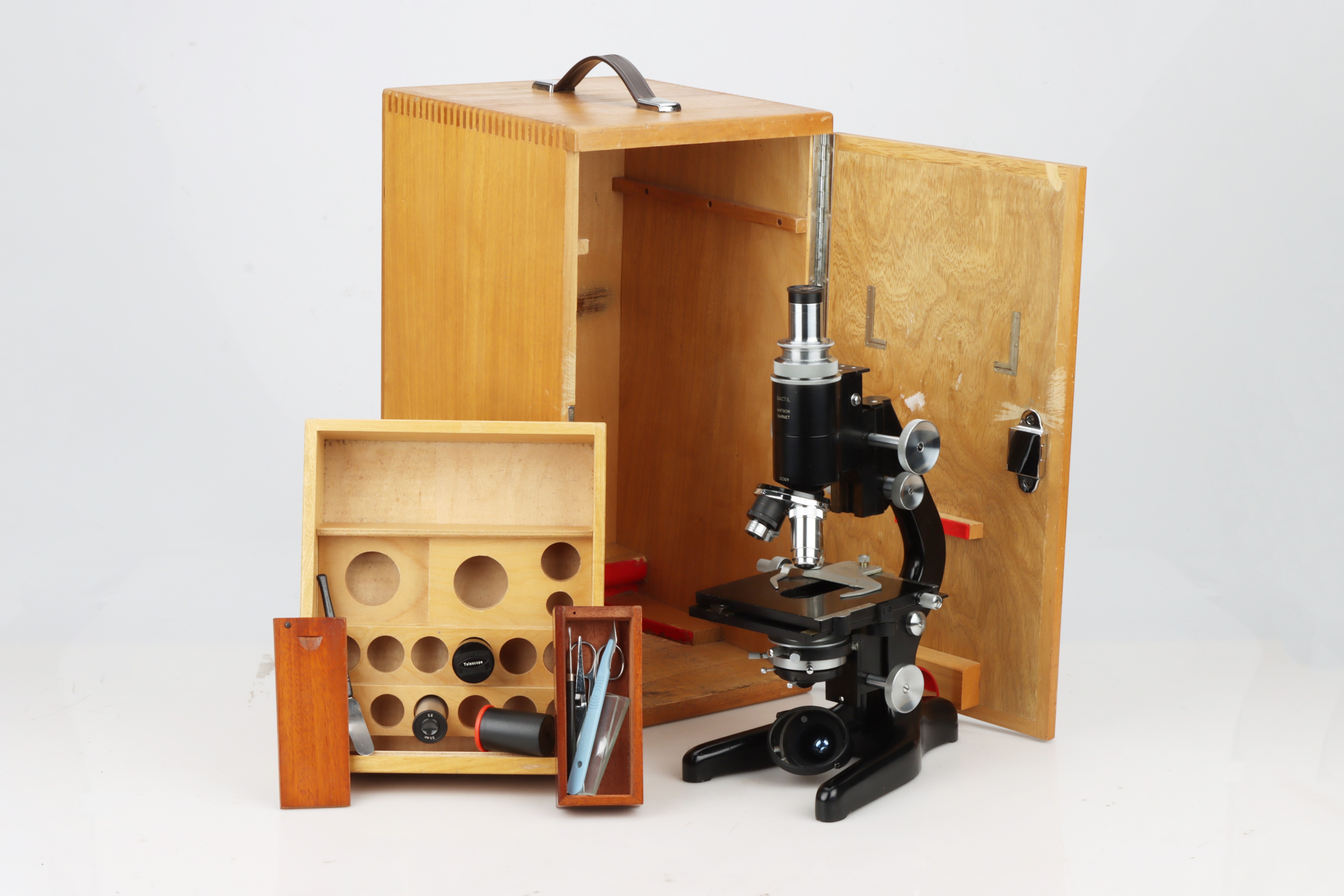 Lot 319 - Classic Microscope - The Watson Bactil,