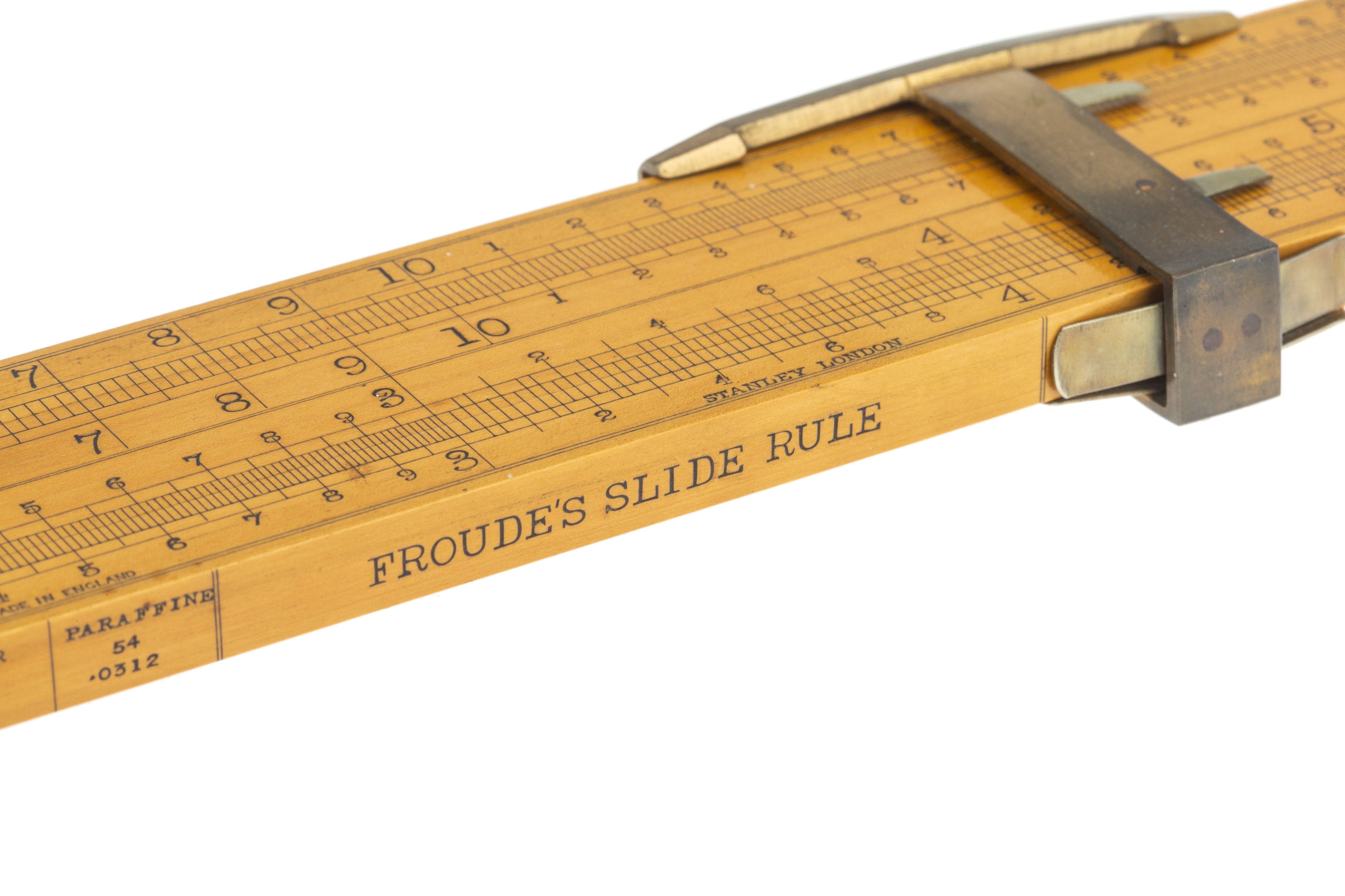 Lot 125 - Froude's Ship Displacement Slide Rule by
