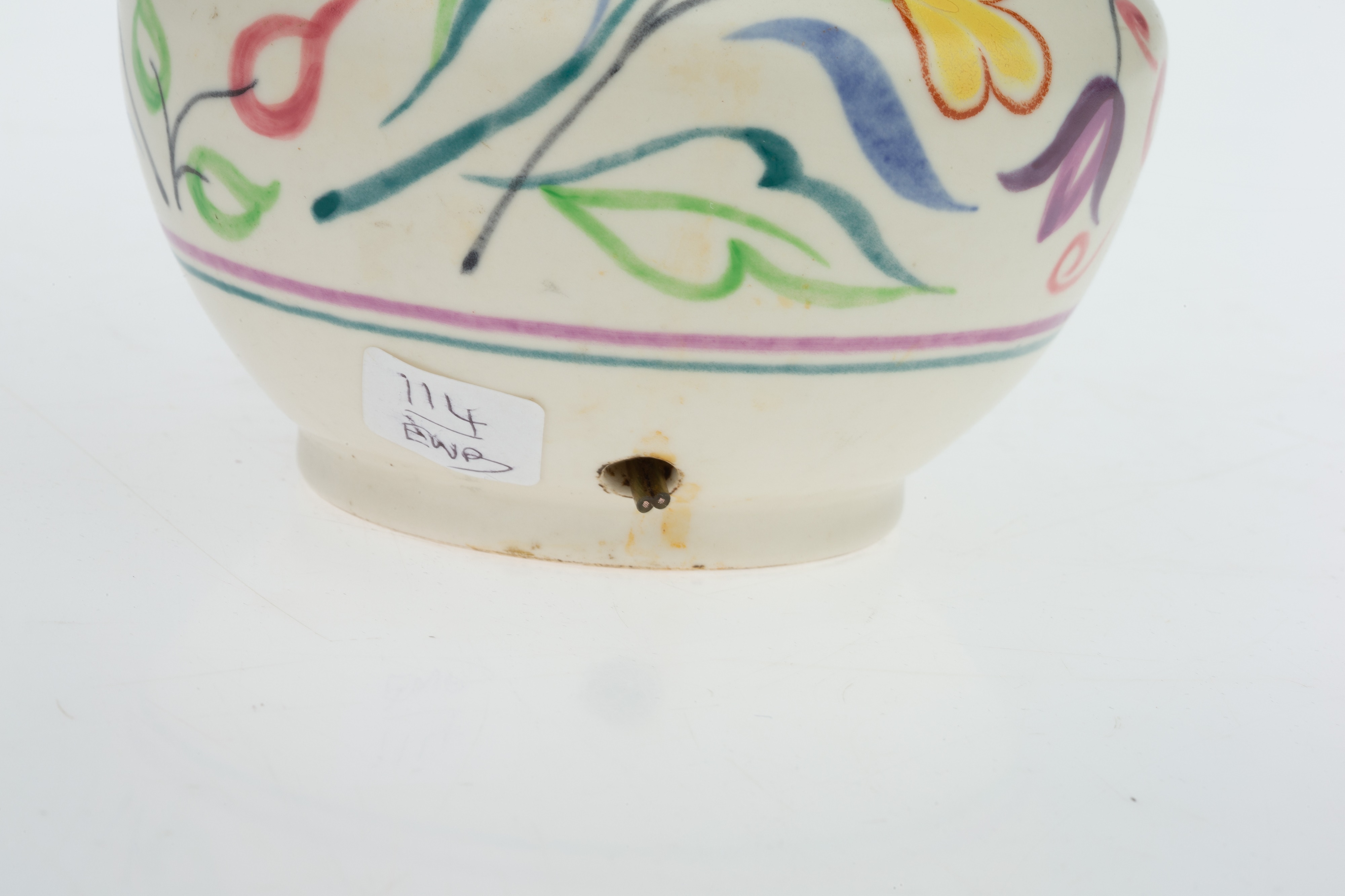 Lot 132 - A Poole Pottery Lamp Base,