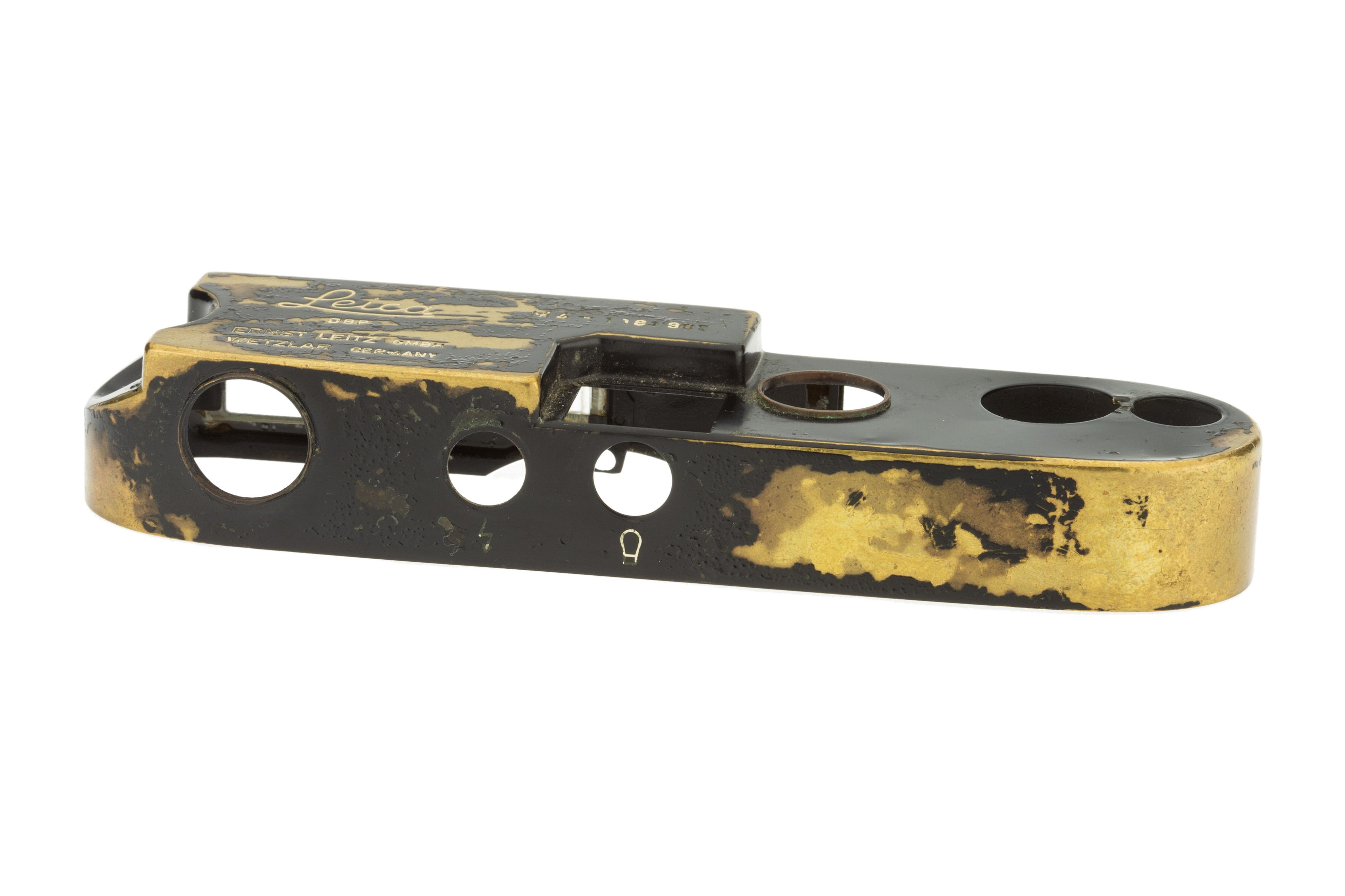 Lot 74 - A Leica M4 Black Enamel Top Plate,