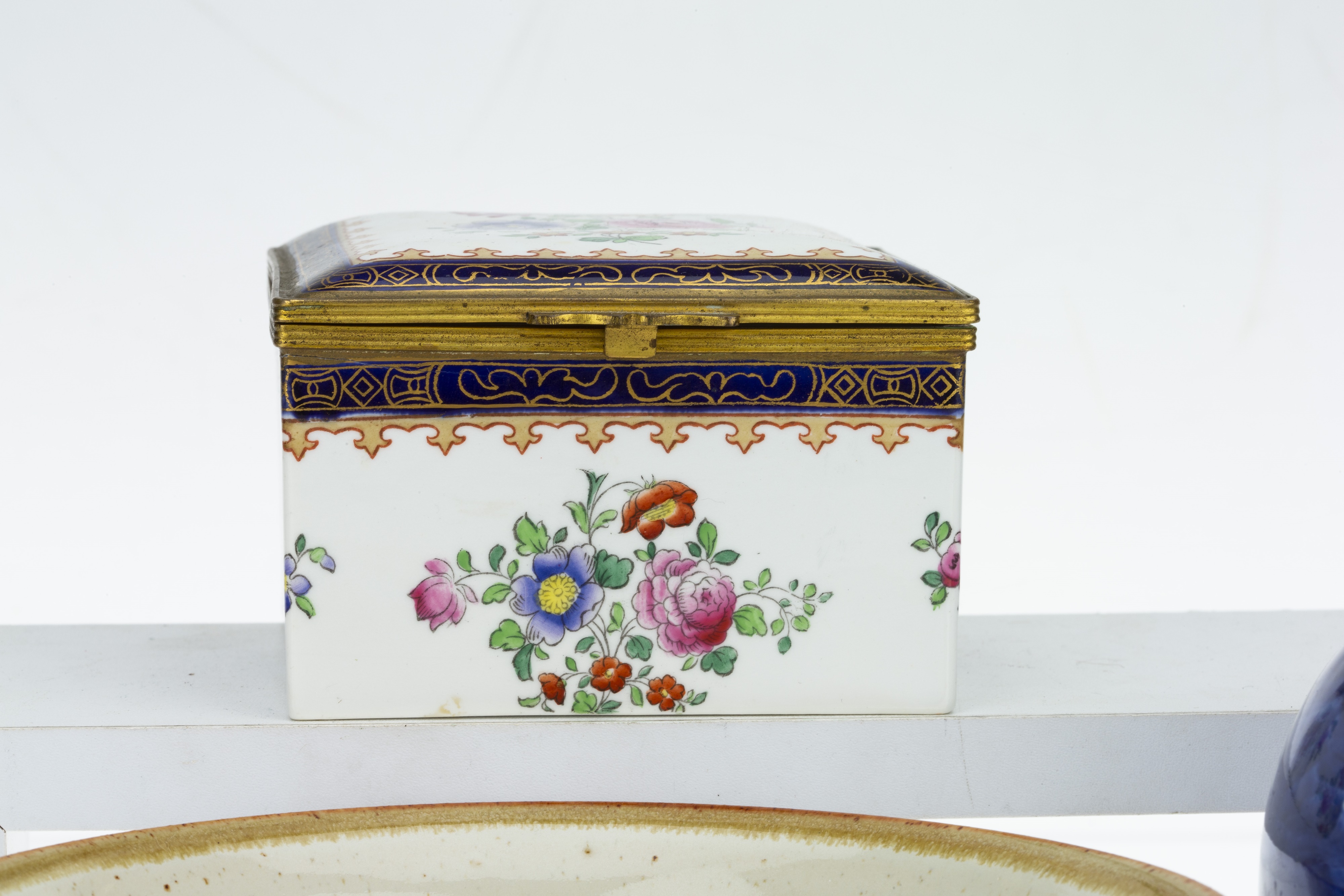 Lot 159 - A Spode Copeland Large Trinket Box,
