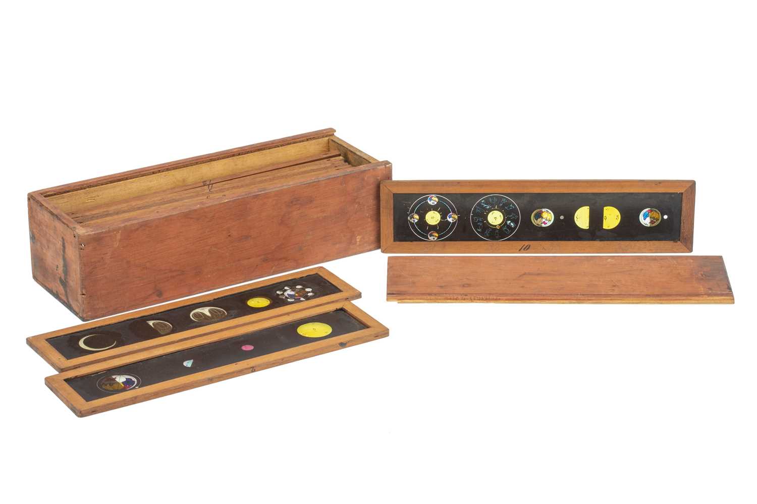 Lot 241 - A Set of 12 Hand Painted Astronomy Magic