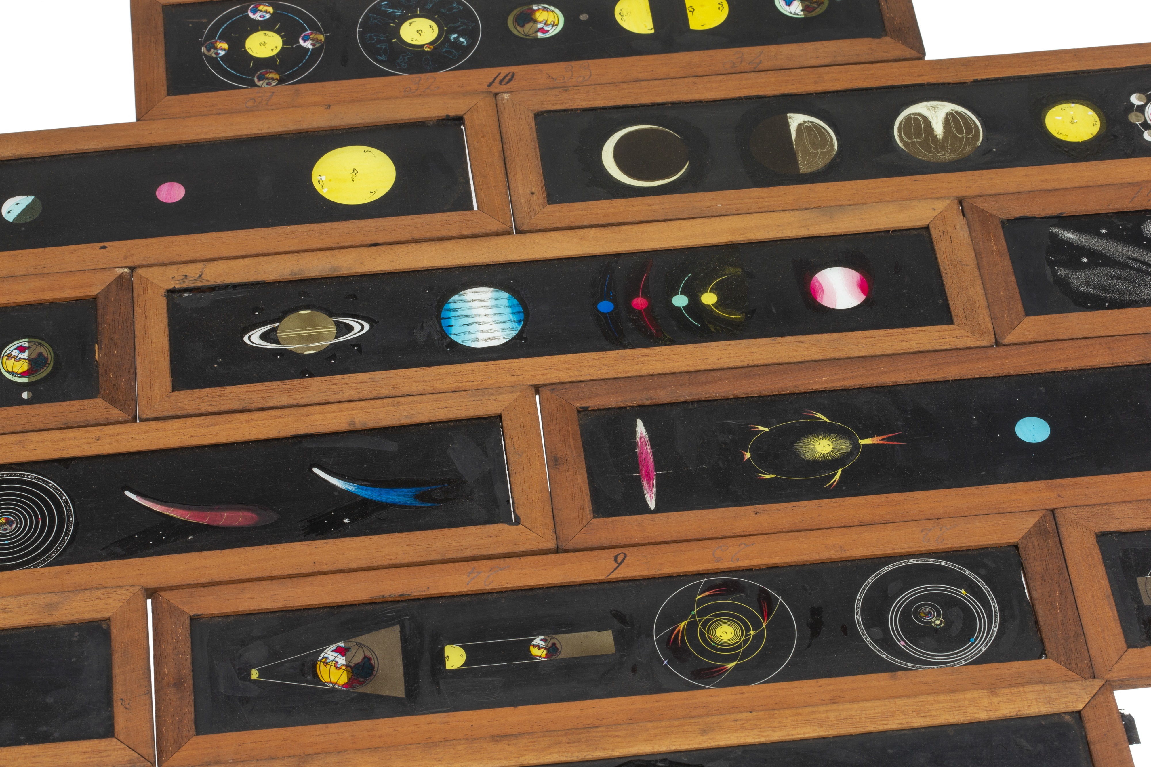 Lot 241 - A Set of 12 Hand Painted Astronomy Magic