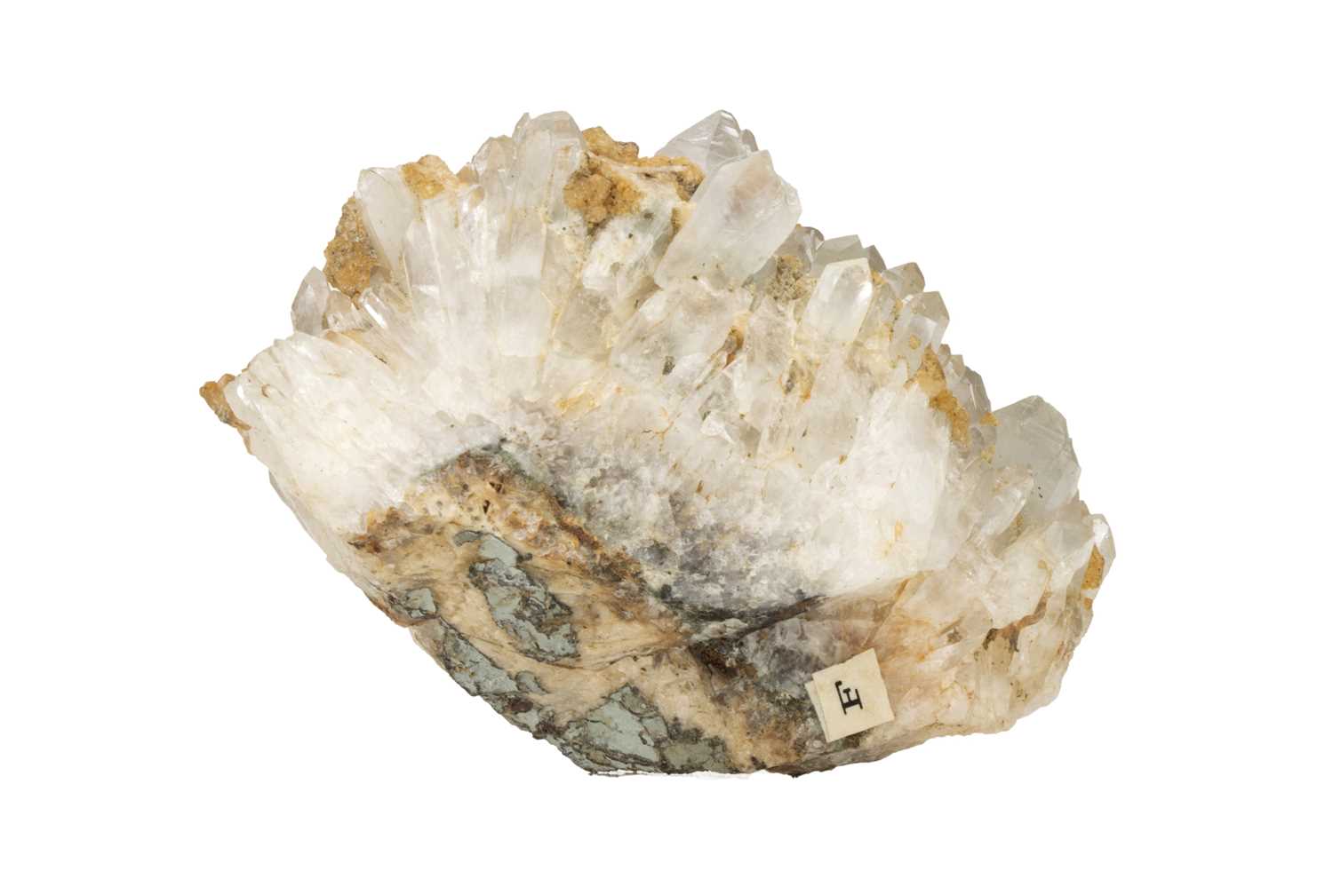 Lot 184 - A Substantial Orange Gypsum Crystal Complex,
