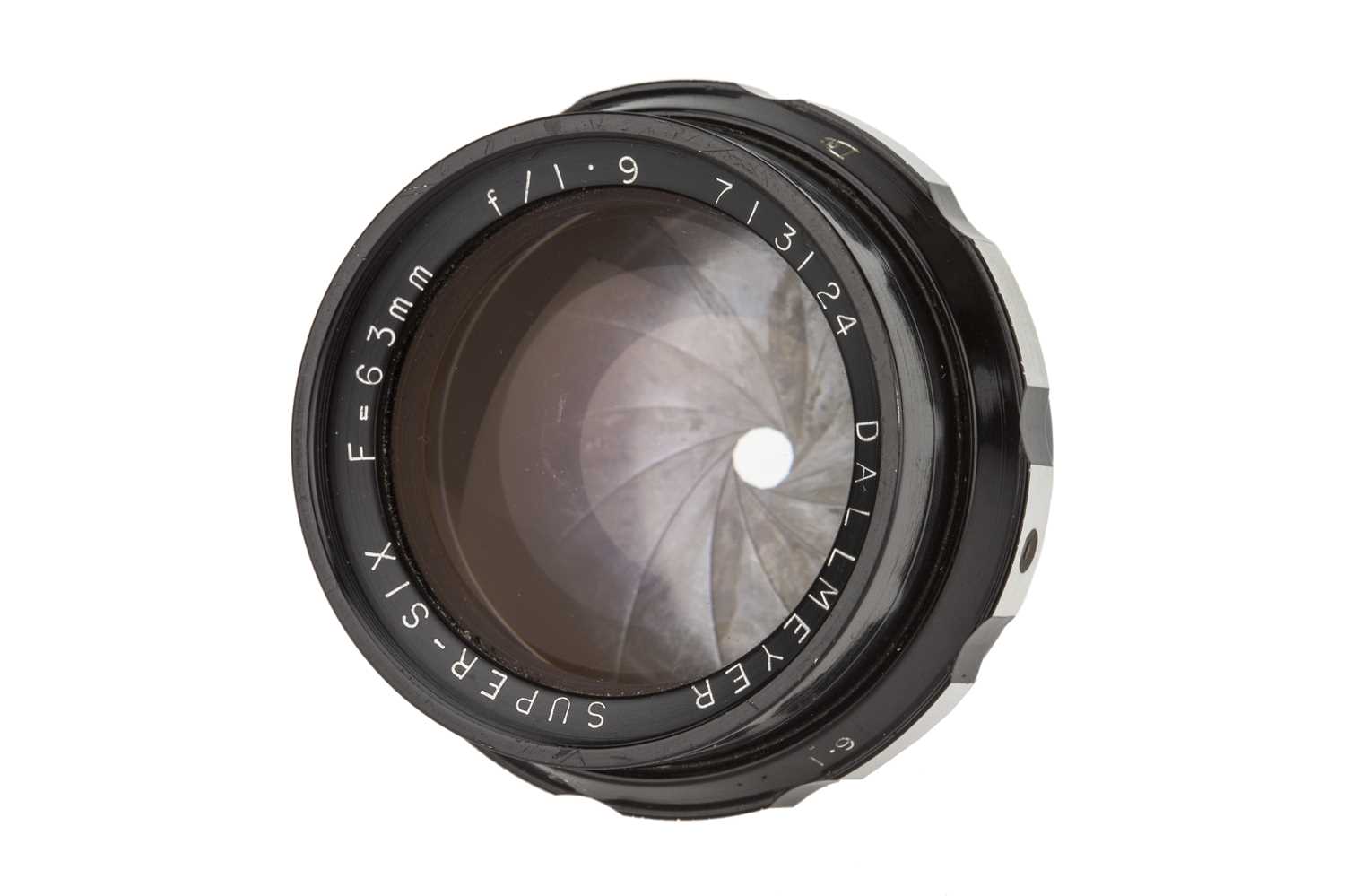 Lot 103 - A Dallmeyer Super Six f/1.9 63mm Lens,