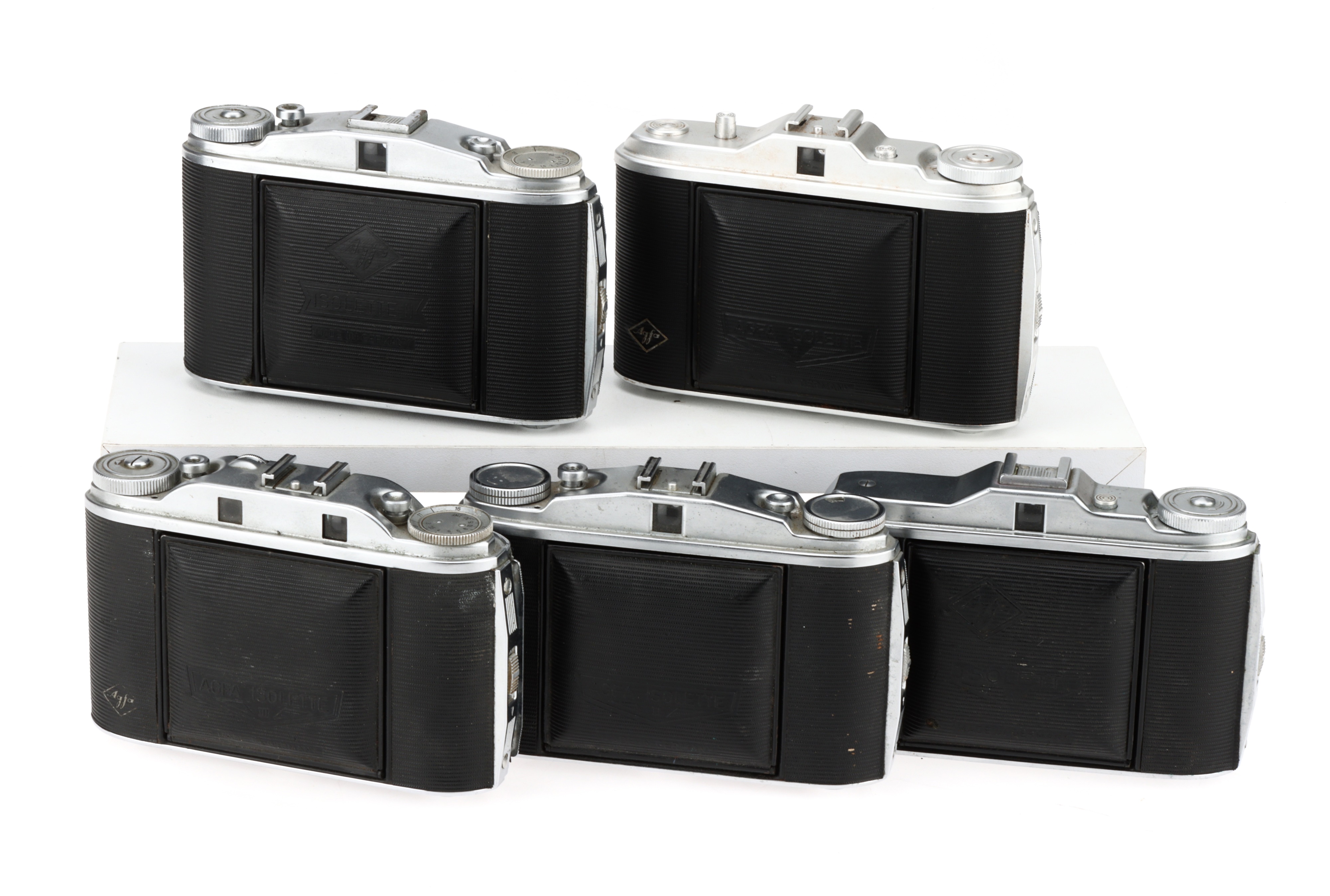 Lot 512 - Five Agfa Isolette Medium Format Cameras,