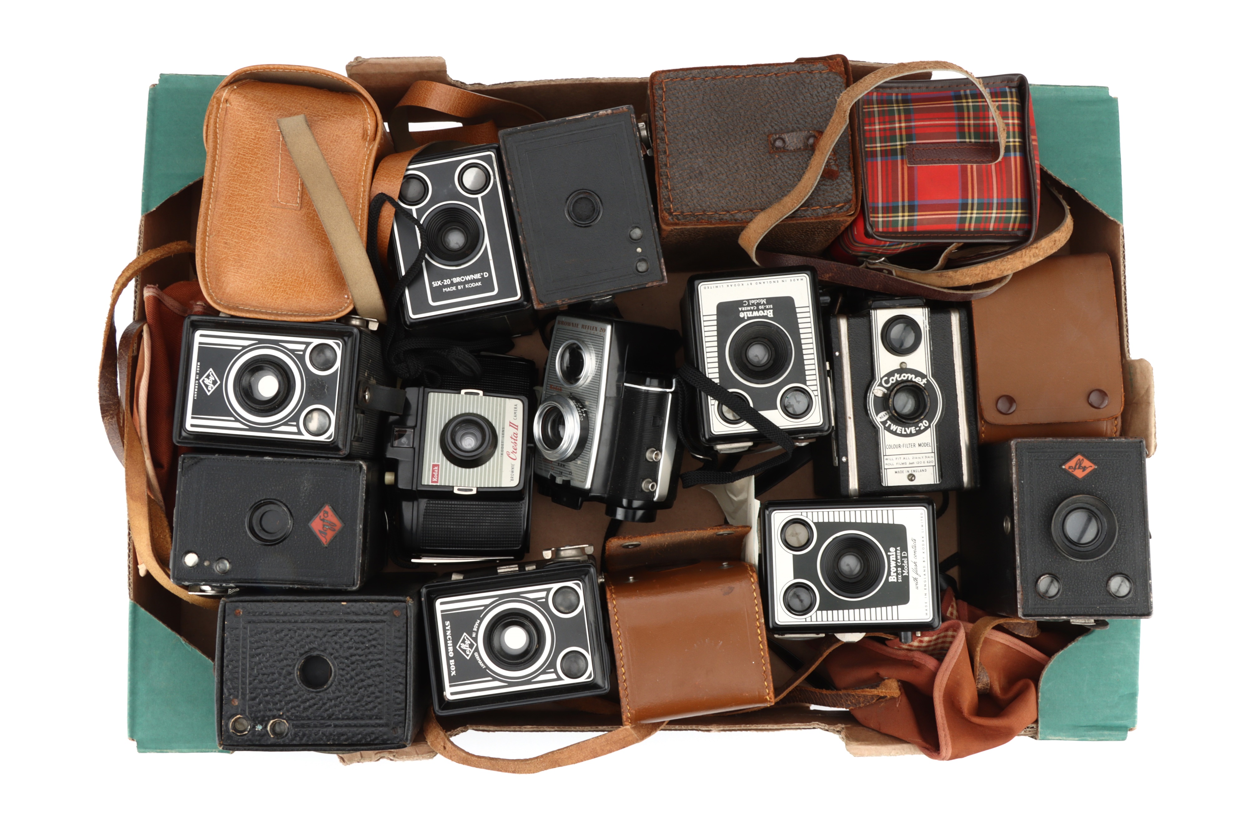 Lot 618 - A Selection of Box Type Cameras,
