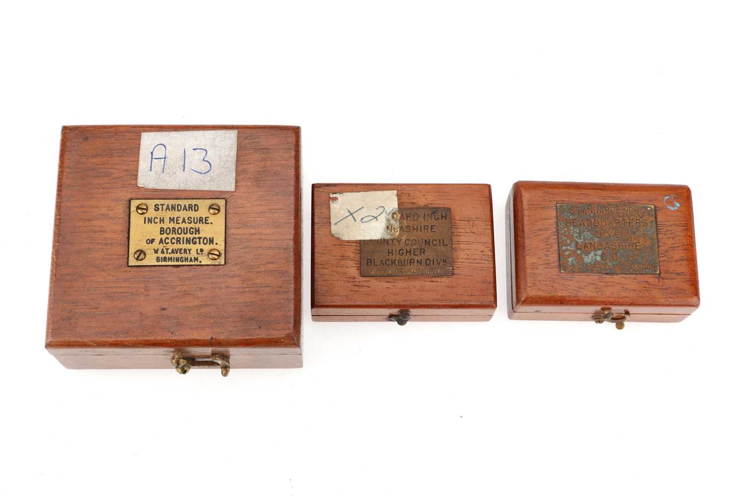 Lot 85 - Collection of County Standard Inch Measures,