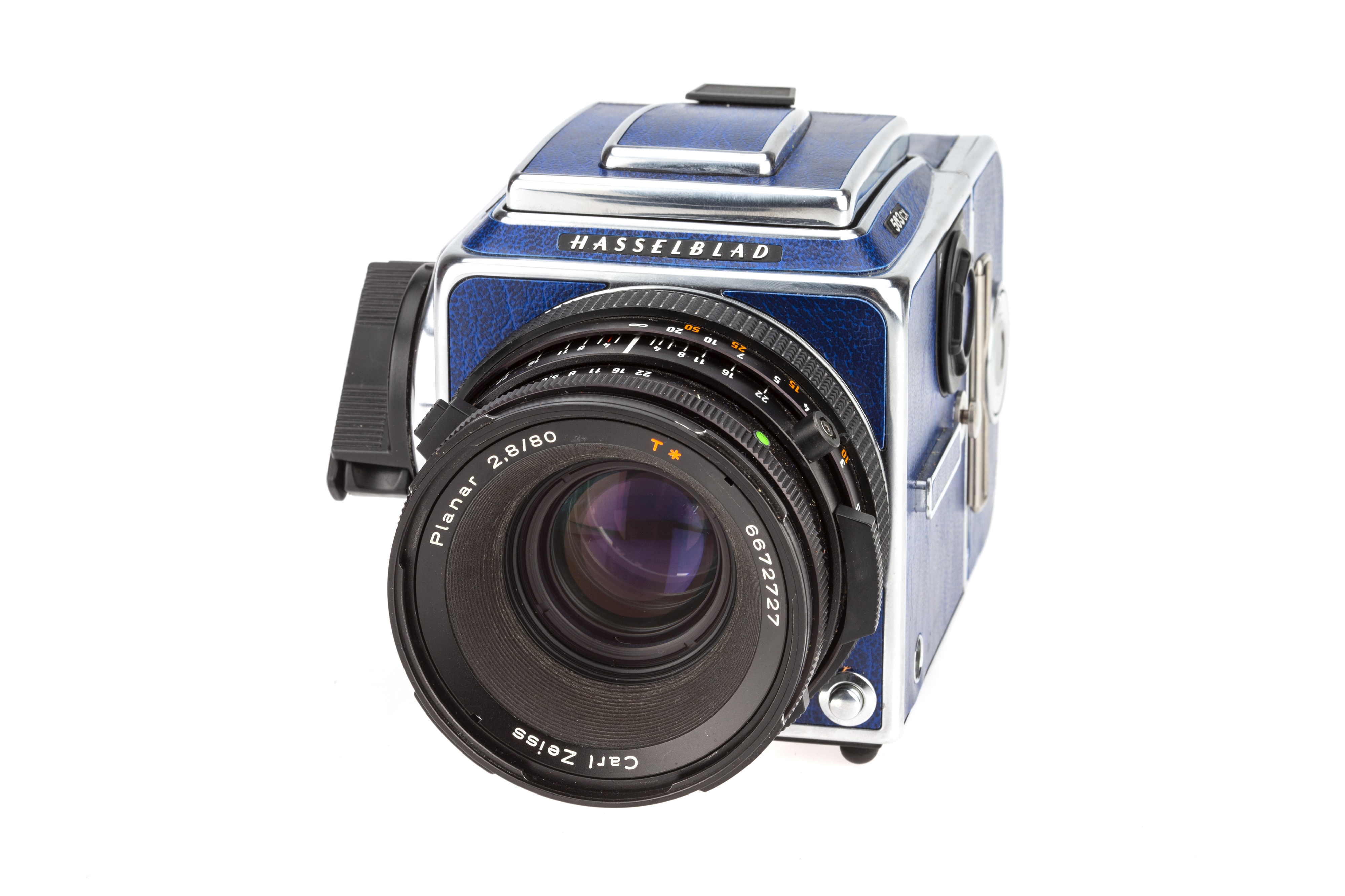Lot 118 - A Hasselblad 503CX Blue Medium Format Camera,