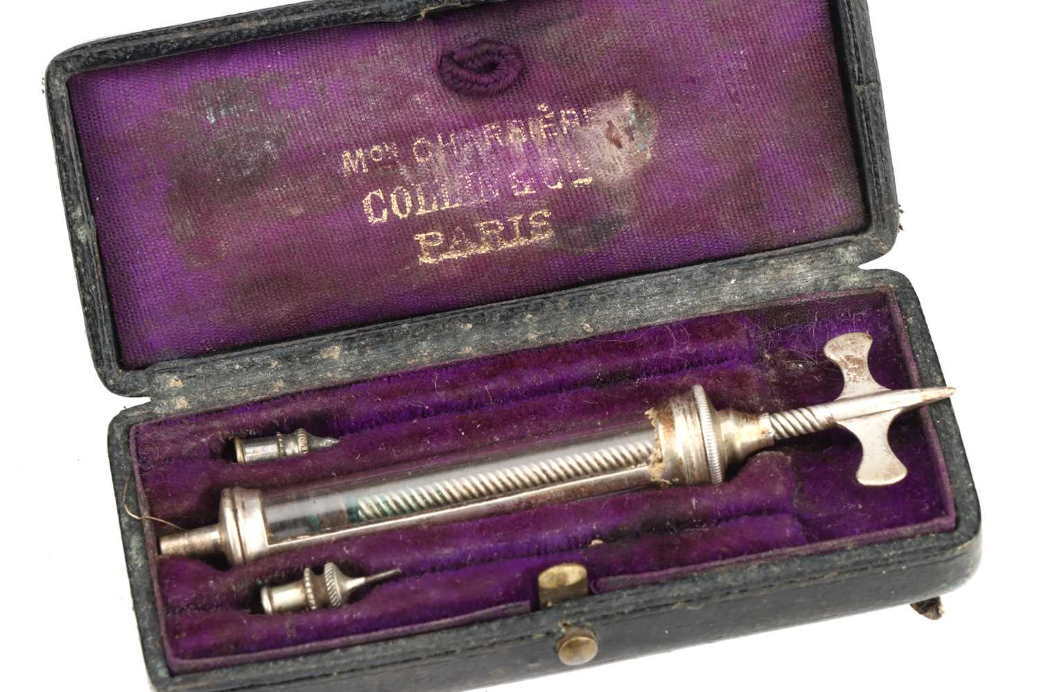 Lot 21 - Medical, Hypordermic Syringes and Spring