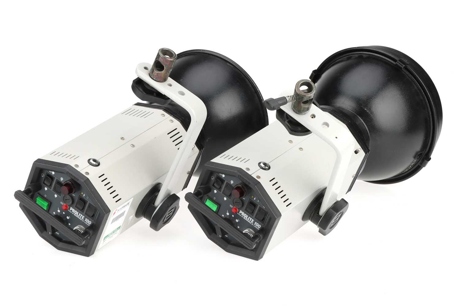 Lot 783 - Two Prolite 100 Studio Flash Heads,