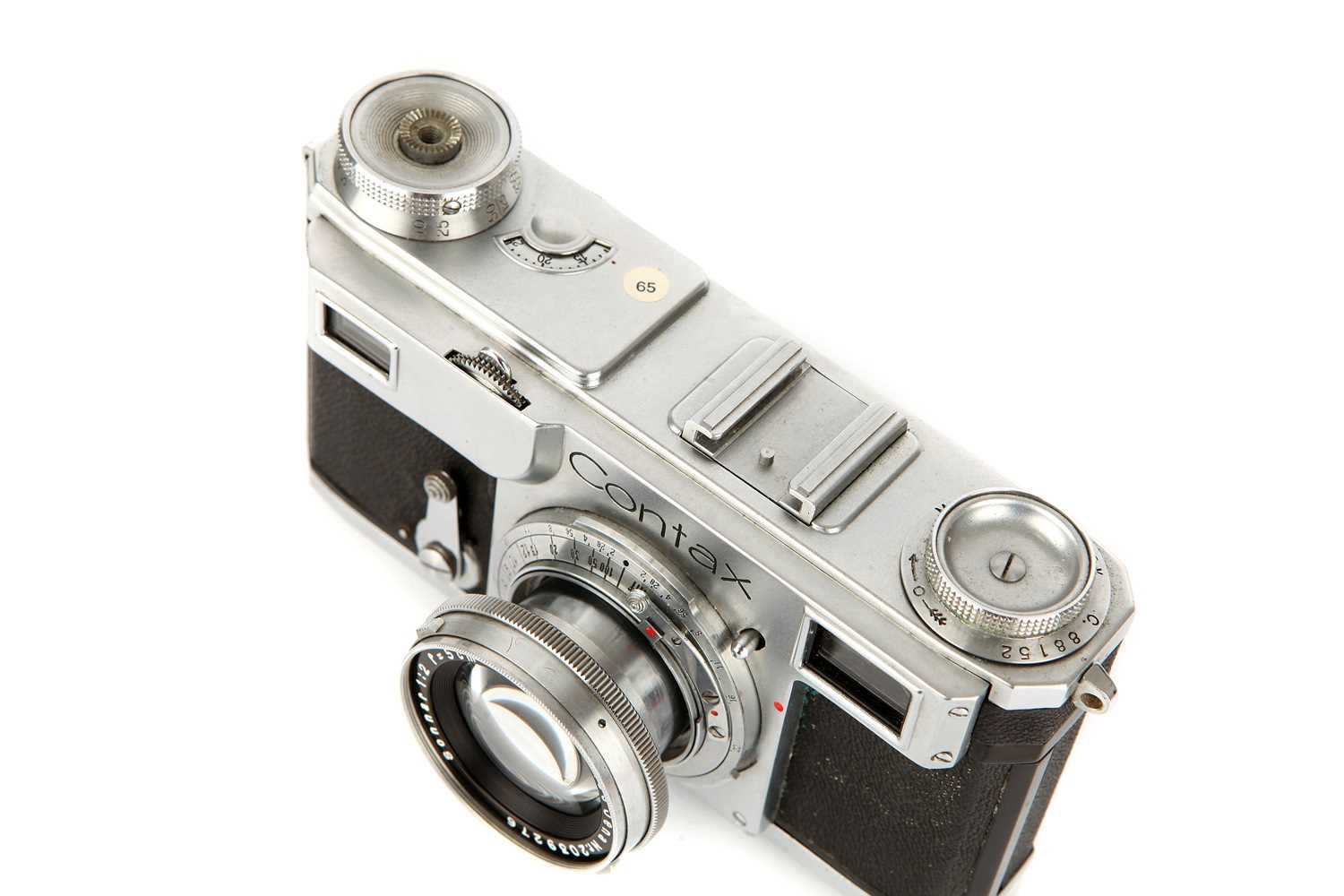 Lot 1157 - A Zeiss Ikon Contax II Rangefinder Camera,