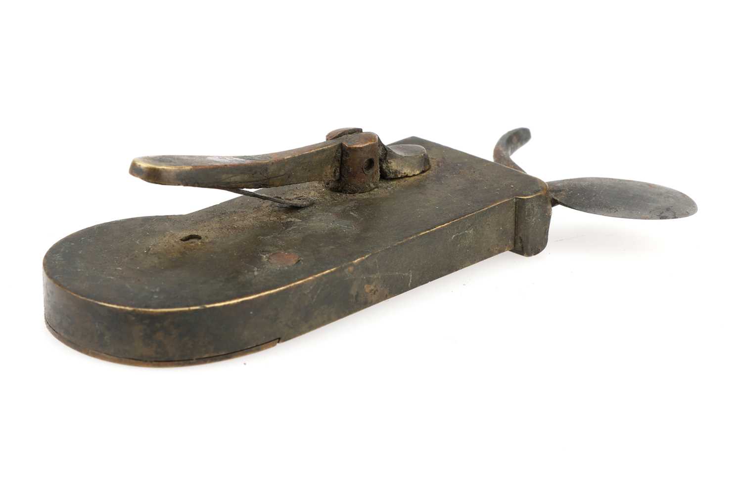 Lot 24 - Medical, An Unusually Large Spring Lancet,