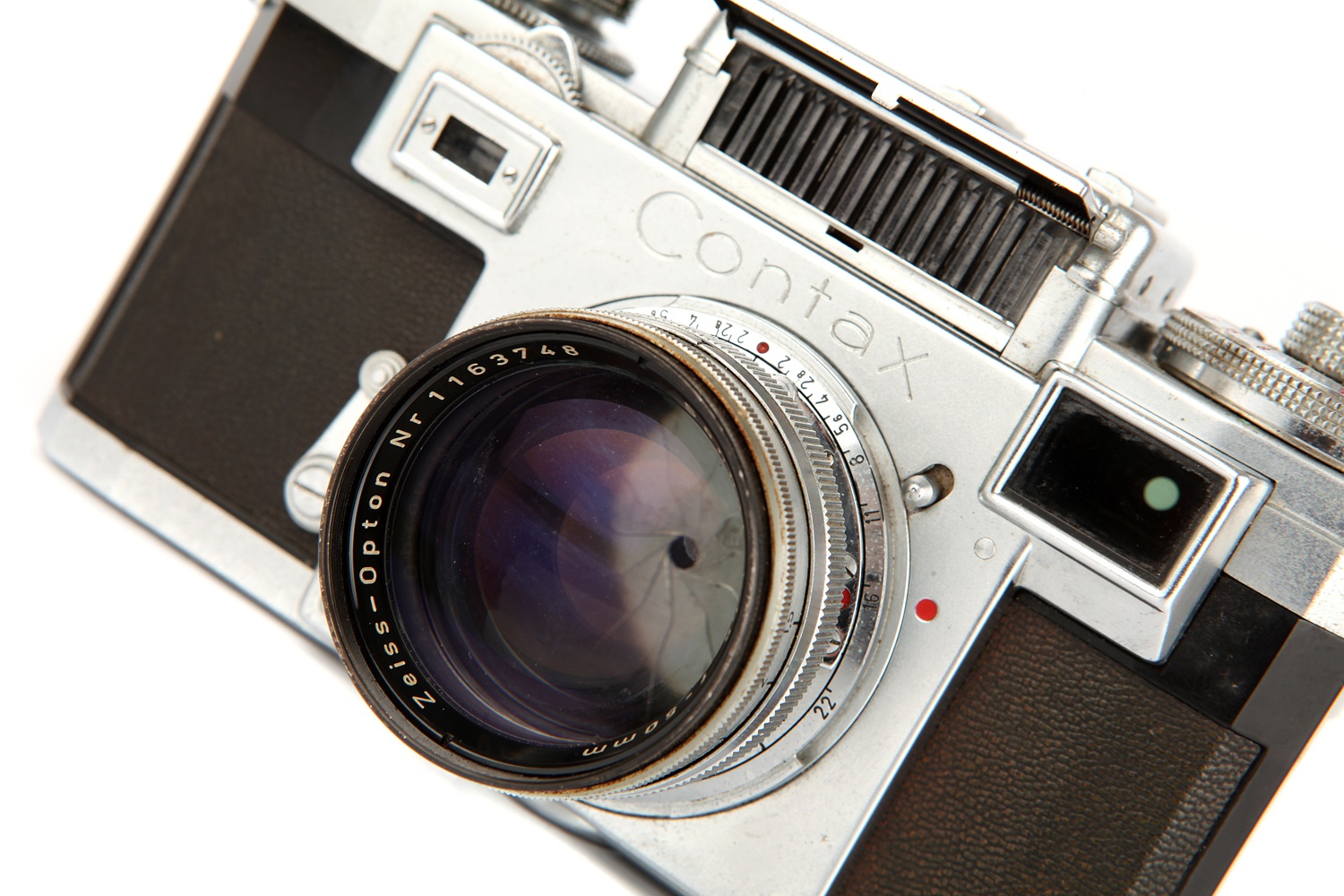 Lot 1163 - A Zeiss Ikon Contax IIIa Rangefinder Camera,