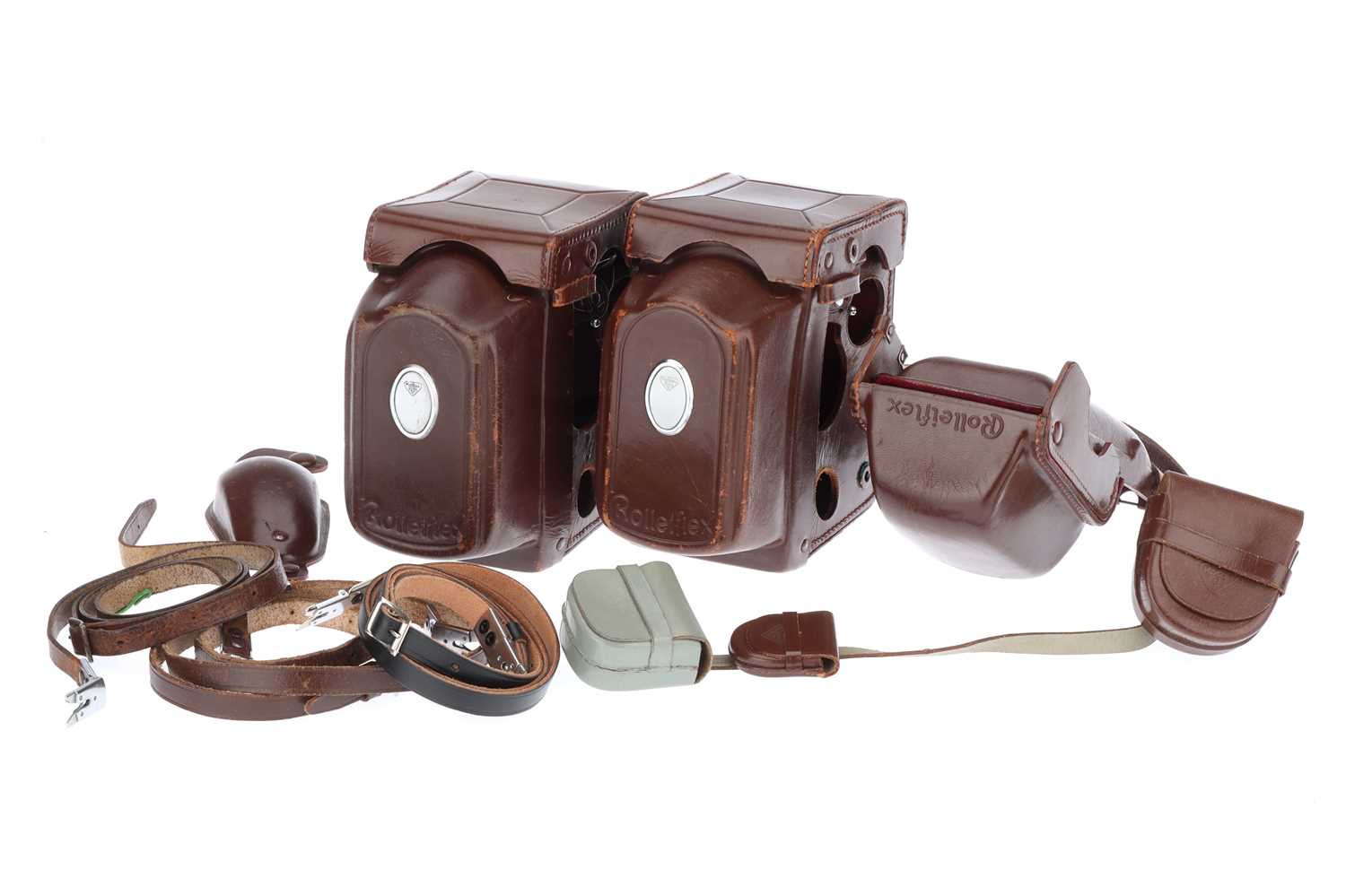 Lot 492 - Two Rollei Tele Rolleiflex Cases,