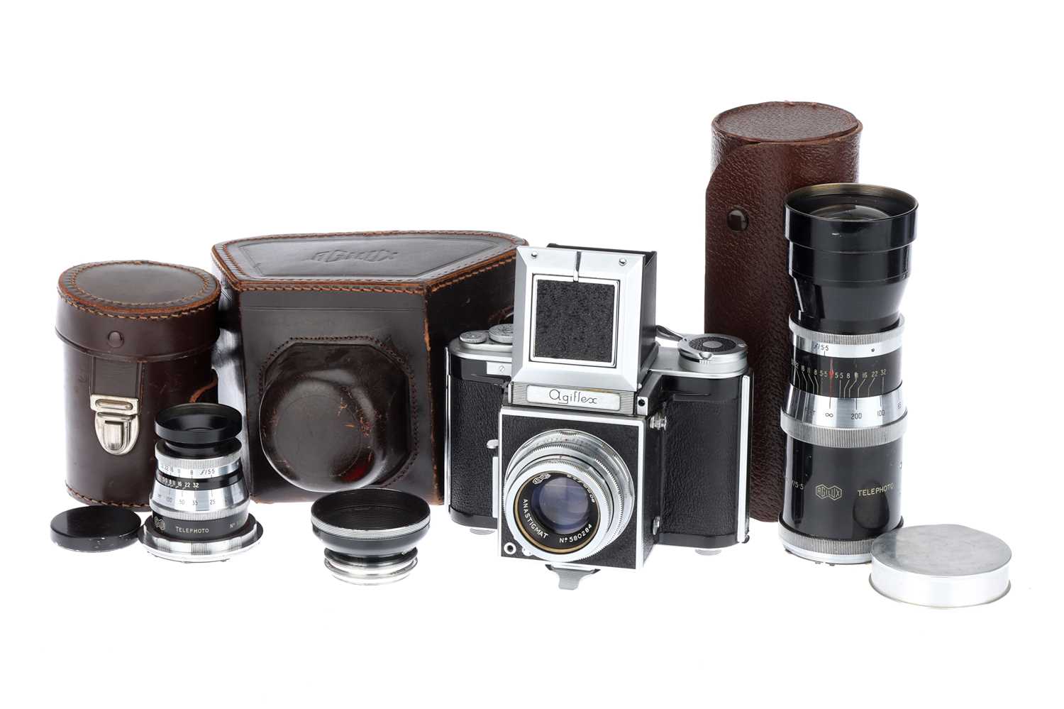 Lot 541 - An AGI Agiflex Medium Format SLR Camera