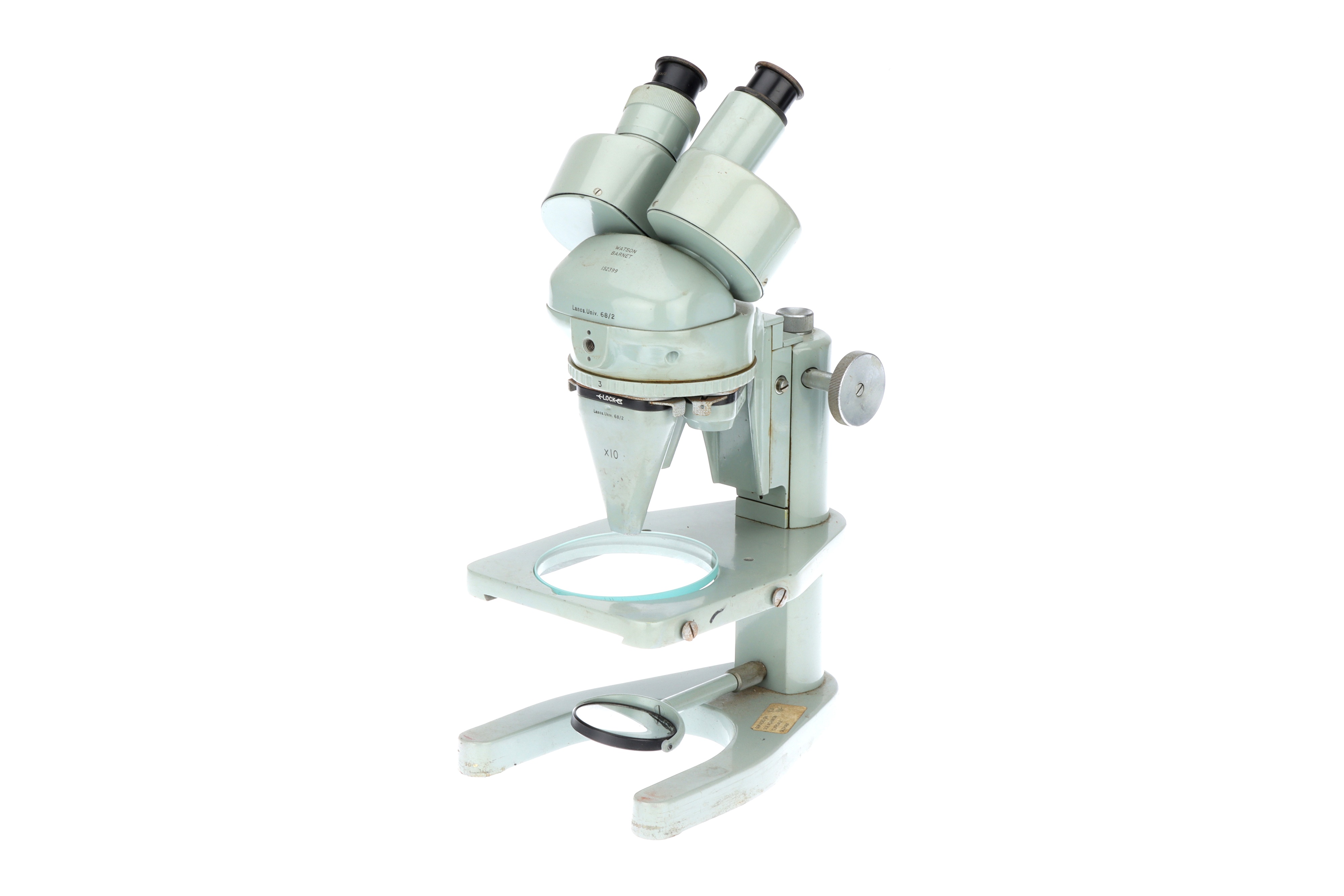 Lot 110 - A Watson Barnet Stereo Microscope,
