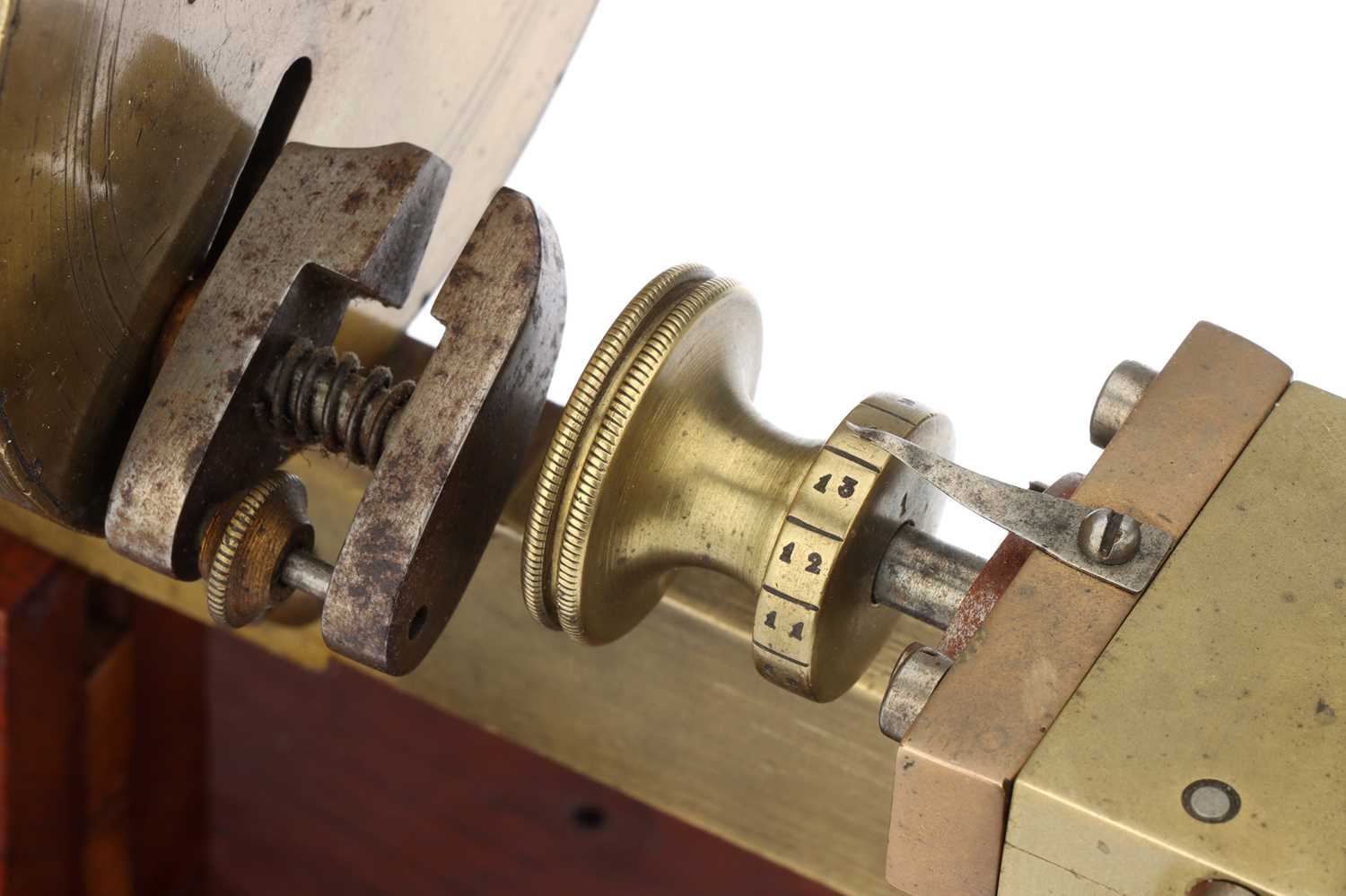 Lot 421 - An Antique Geared Watchmaker's Lathe,