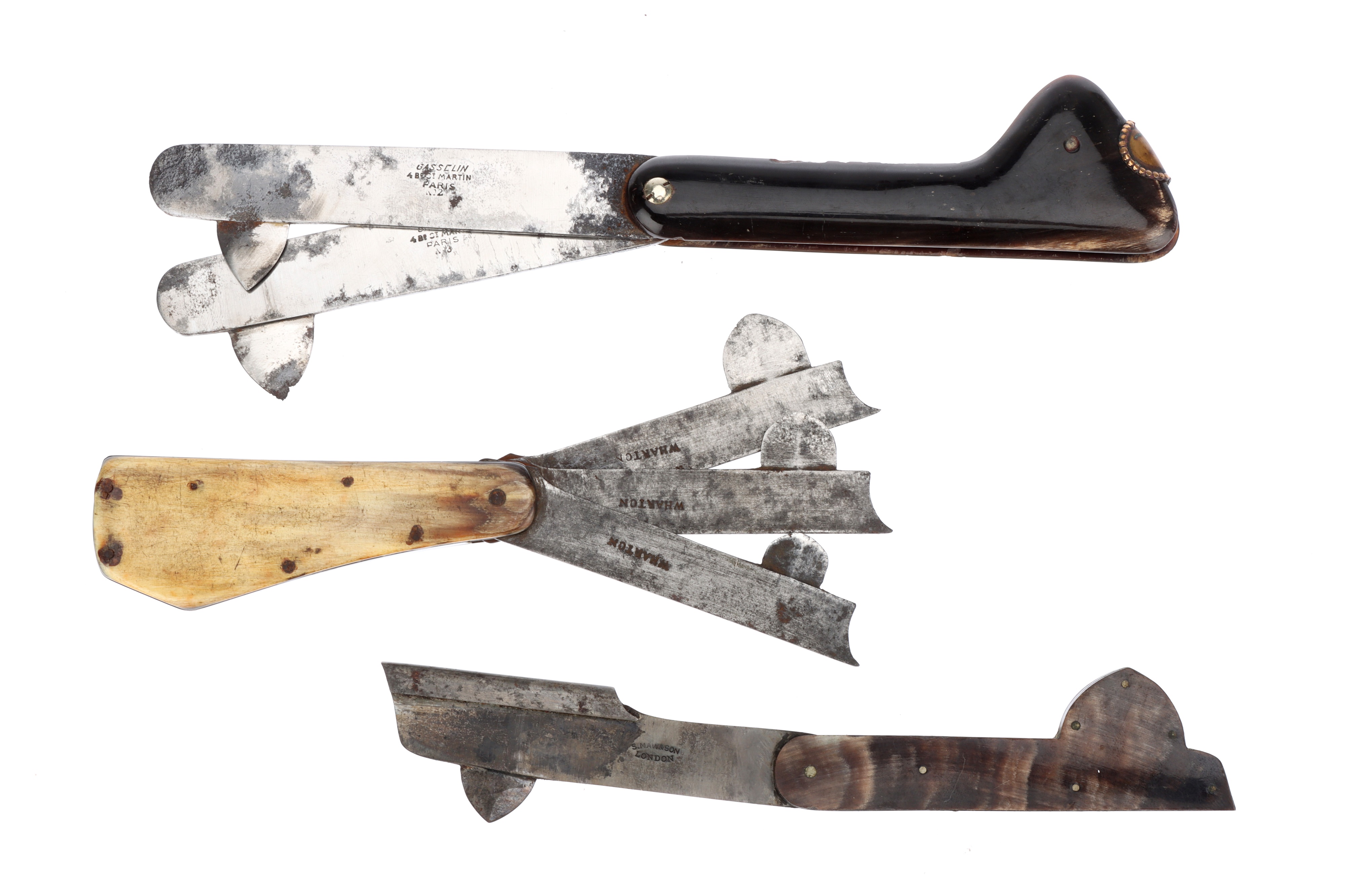 Lot 45 - Bleeding, Three 19th Century Fleams,