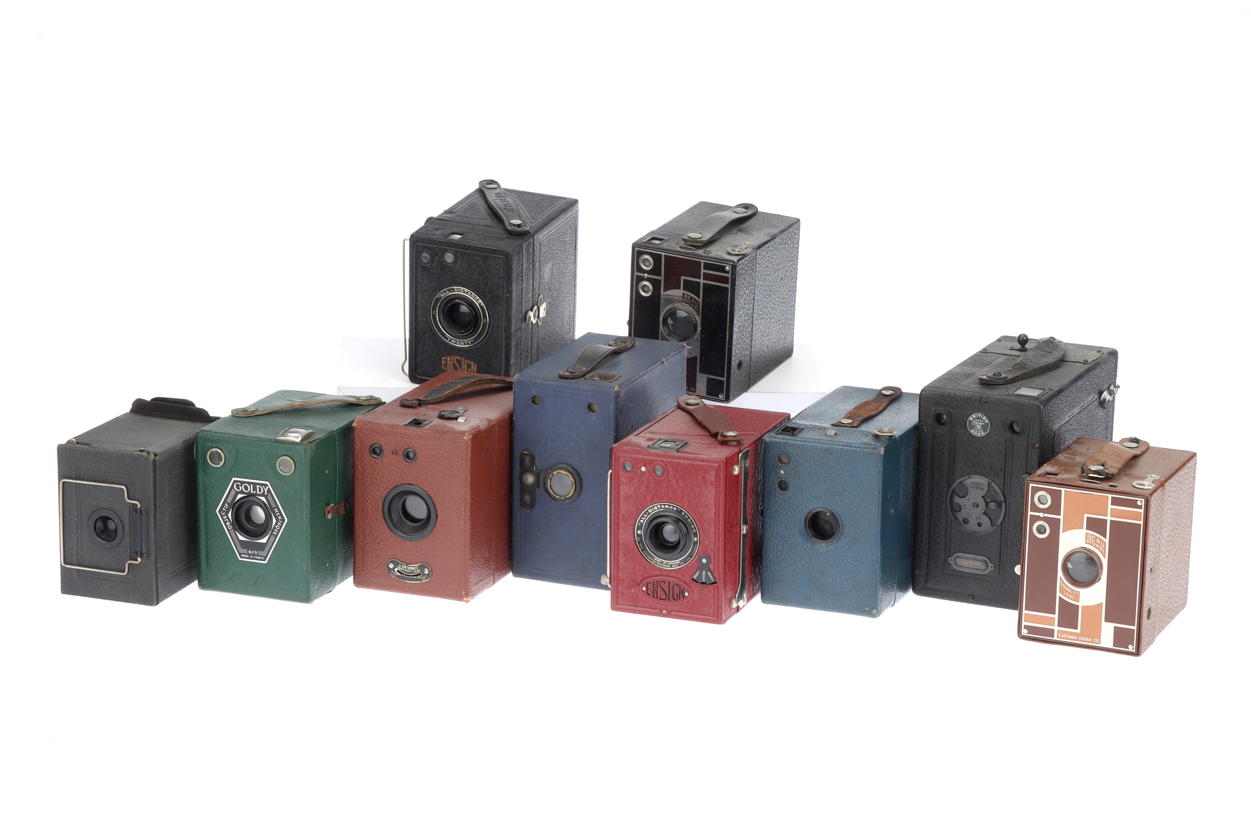 Lot 634 - A Selection of Box Type Cameras,
