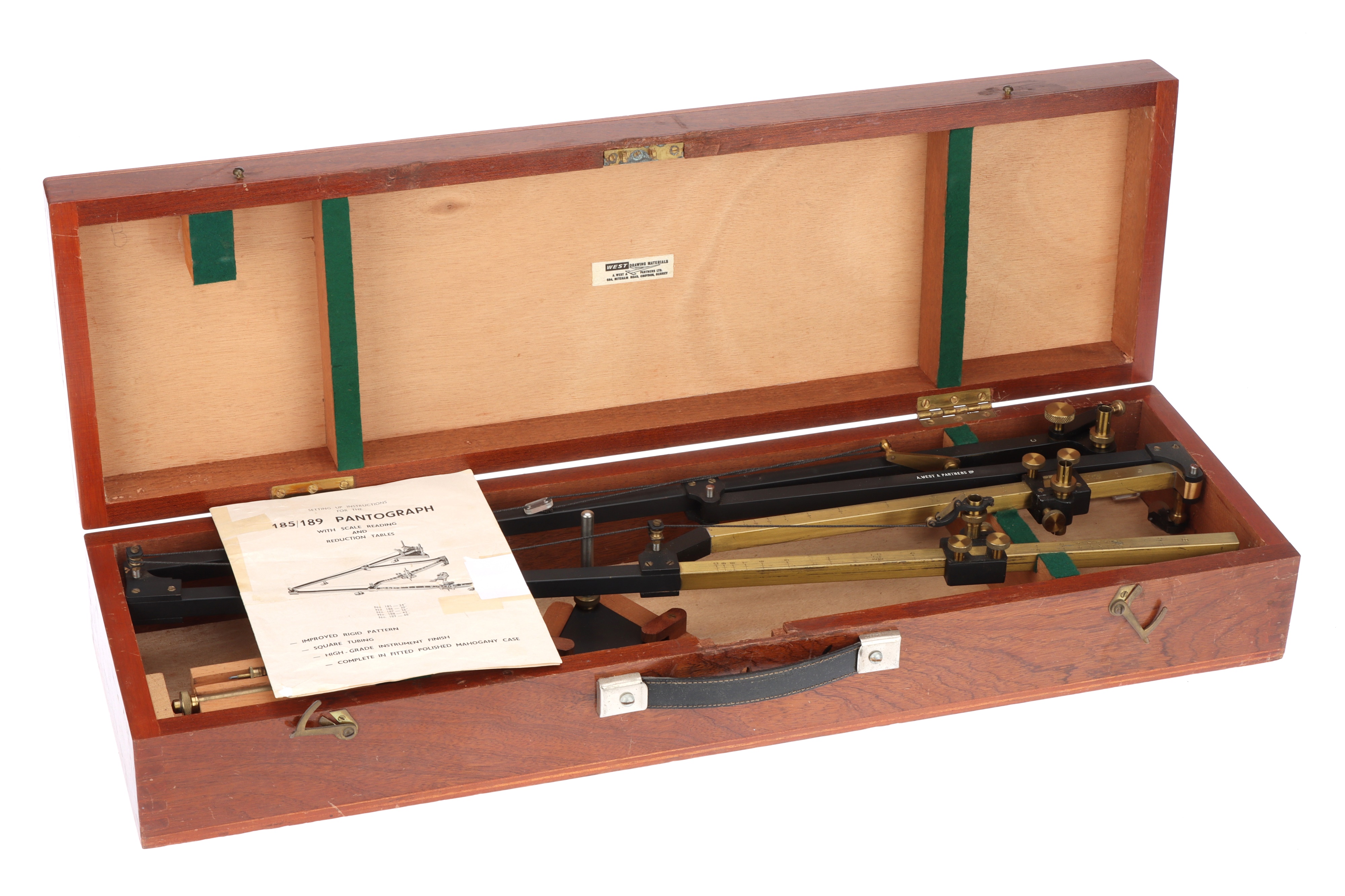 Lot 99 - A Large Brass Pantograph,