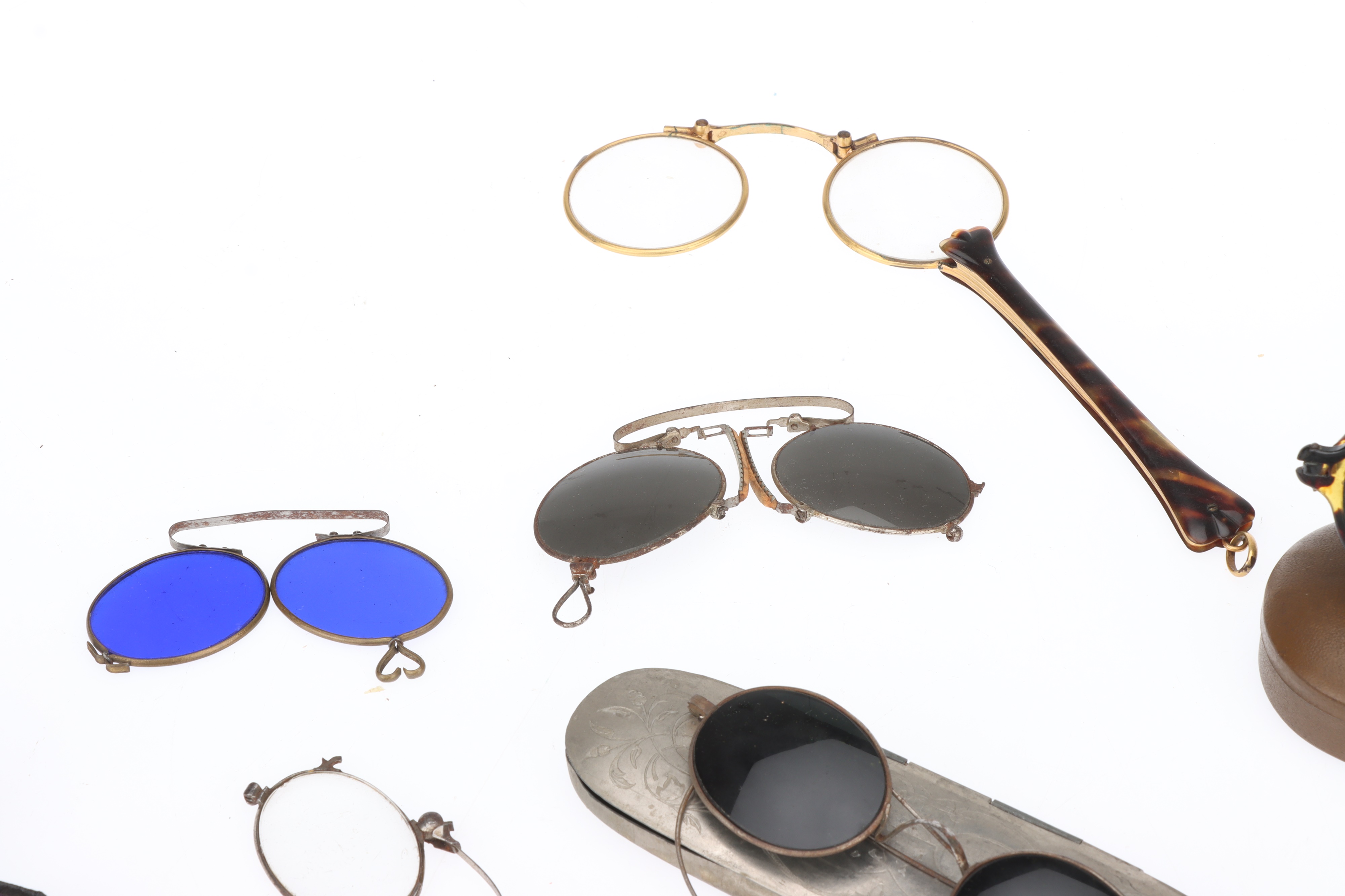 Lot 8 - An Interesting Group of Antique Spectacles,