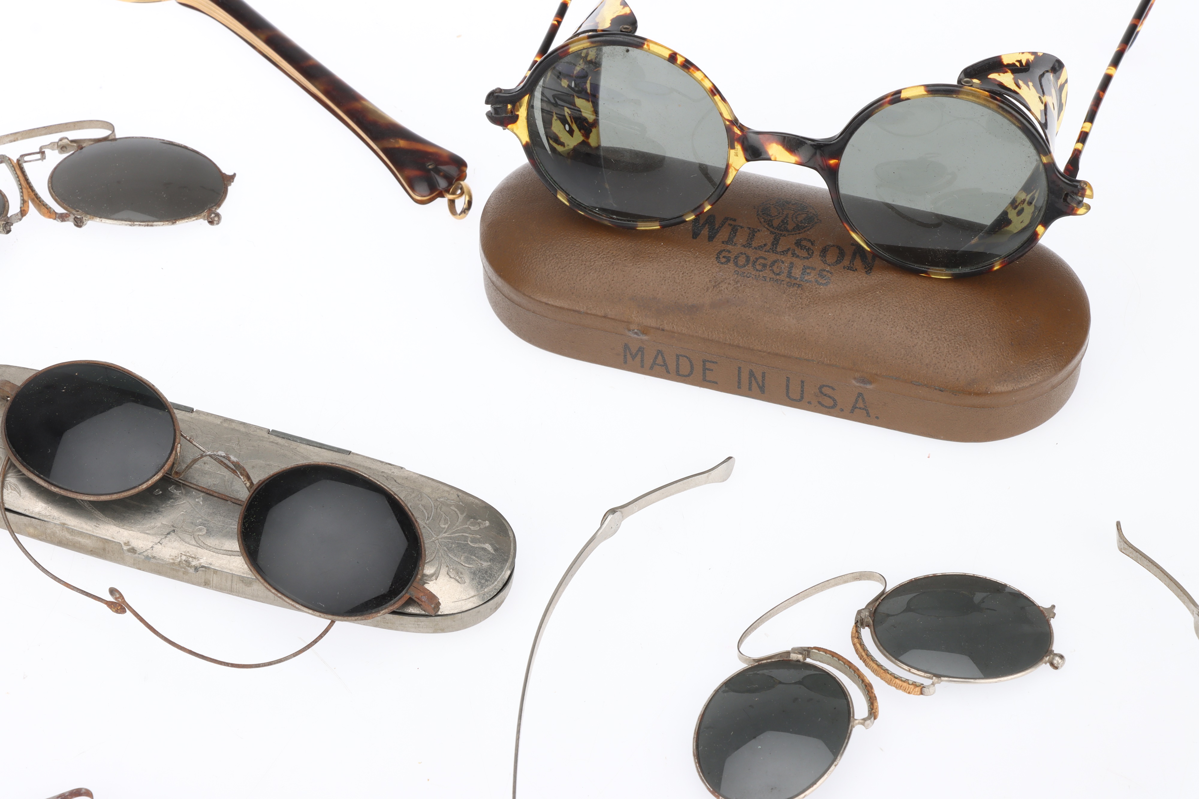 Lot 8 - An Interesting Group of Antique Spectacles,